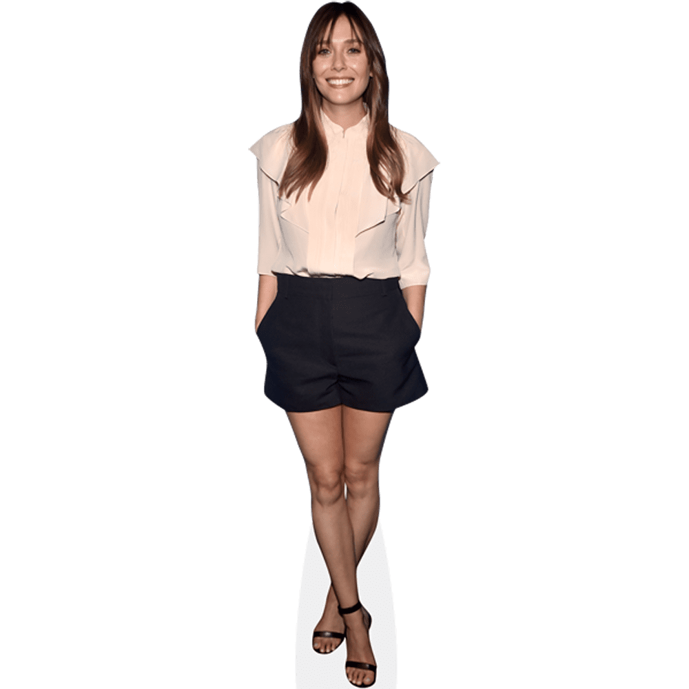 Elizabeth Olsen (Shorts) Mini Cardboard Cutout Standee - Walmart.com