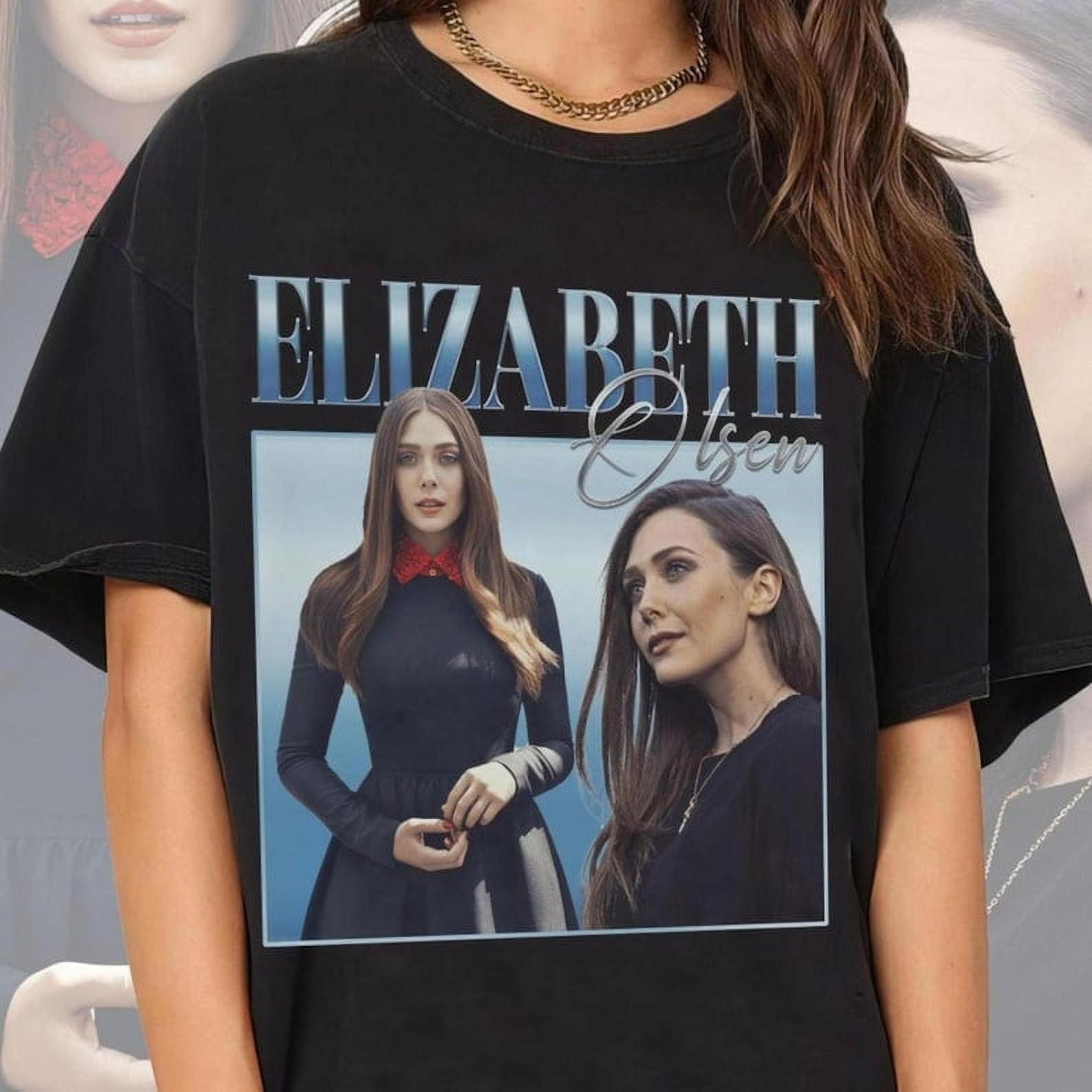 Elizabeth Olsen T-shirt - Walmart.com