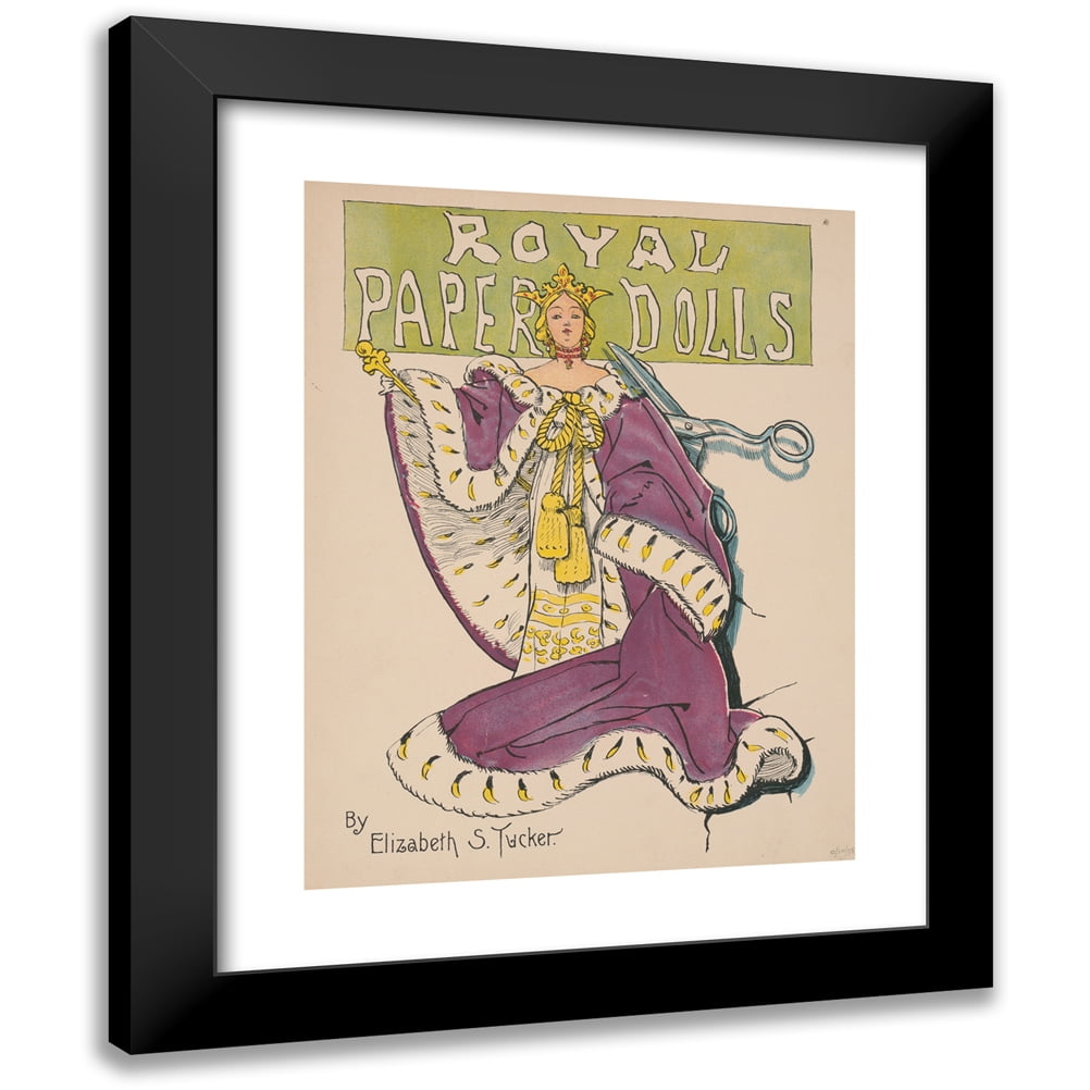 Elizabeth S Tucker 12x14 Black Modern Framed Museum Art Print Titled ...