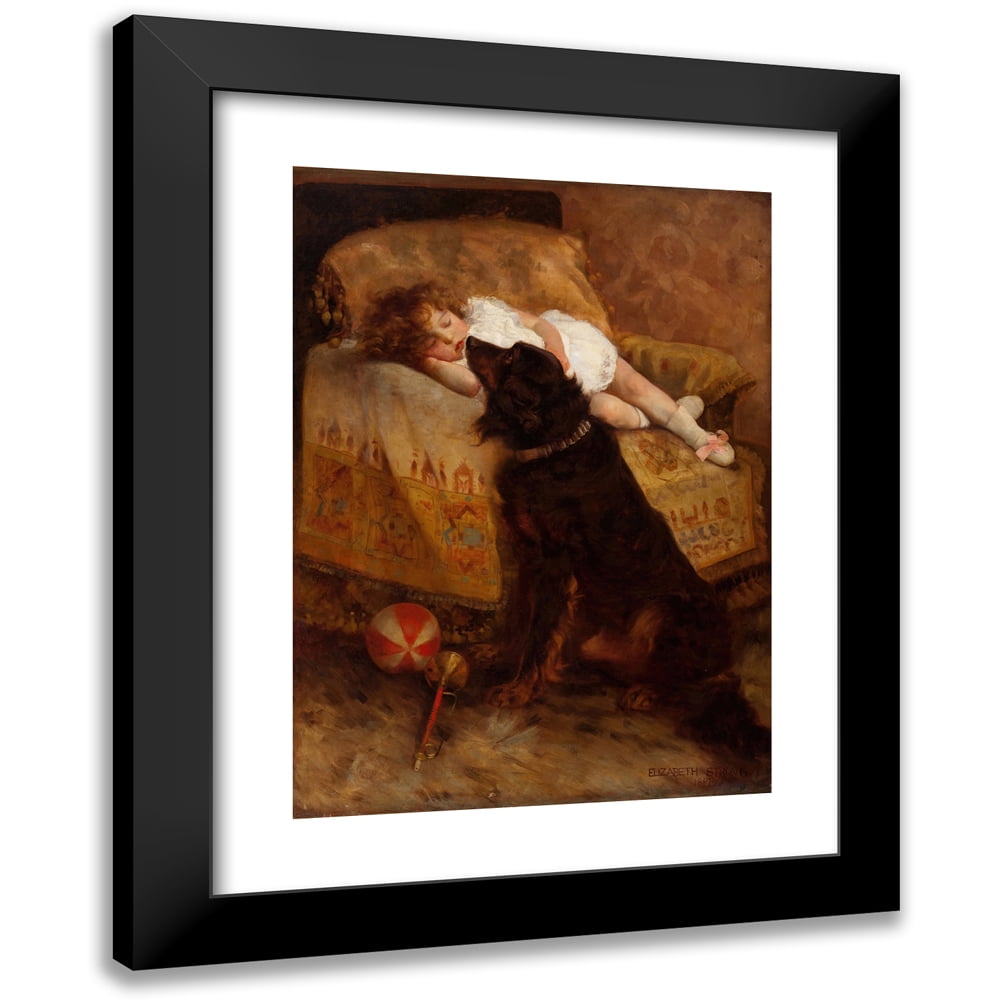 Elizabeth Strong 11x14 Black Modern Framed Museum Art Print Titled ...