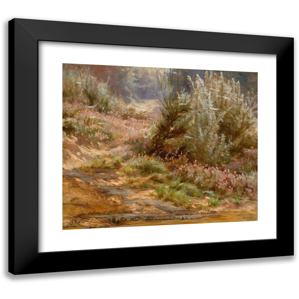 Elizabeth Strong 14x12 Black Modern Framed Museum Art Print Titled ...