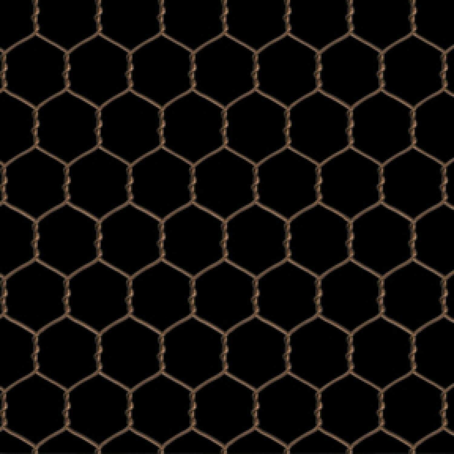 Elizabeth Studios Farm Animals - Black Cotton Fabric with Chicken Wire ...