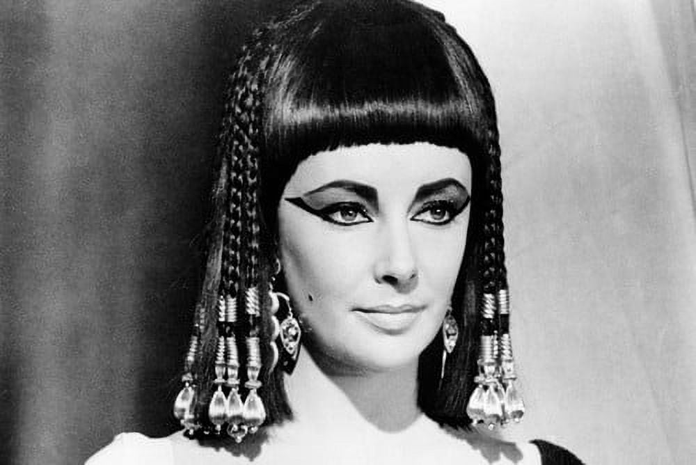 Elizabeth Taylor Cleopatra Braided Hair 8x10 Poster - Walmart.com