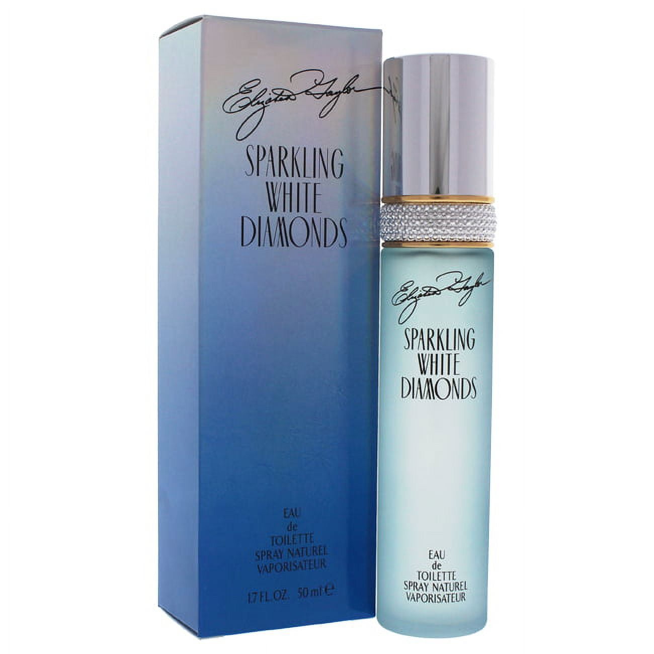 Elizabeth Taylor Sparkling White Diamonds Eau De Toilette Spray 1.7 Oz ...