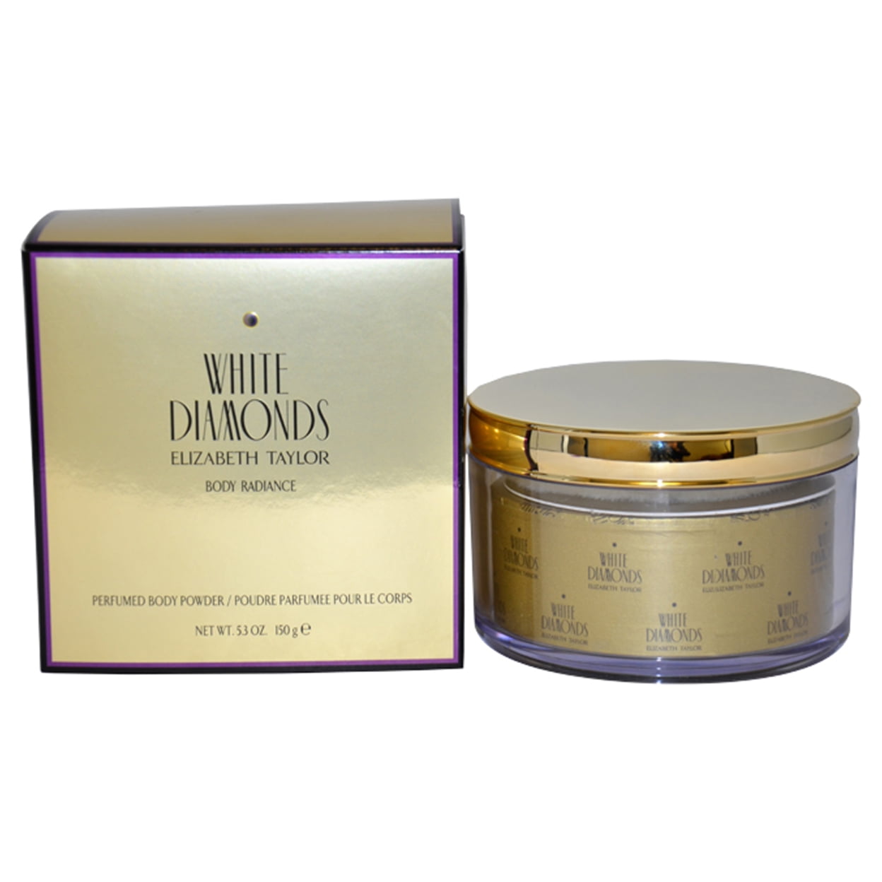 Elizabeth Taylor White Diamonds Body Radiance Body Powder, 5.3 Oz ...