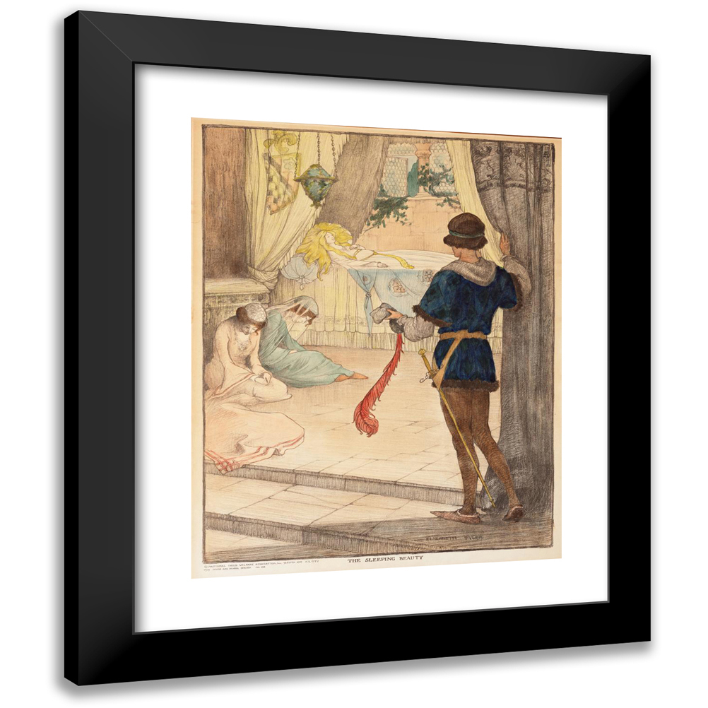 Elizabeth Tyler Wolcott 12x14 Black Modern Framed Museum Art Print ...