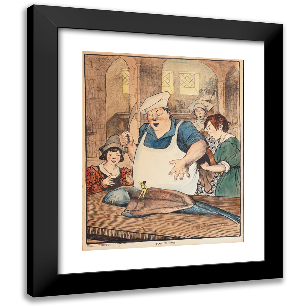 Elizabeth Tyler Wolcott 12x14 Black Modern Framed Museum Art Print ...