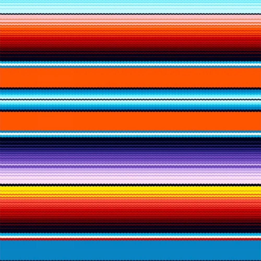 Elizabeth's Studio Fiesta Orange Serape Stripe - Walmart.com