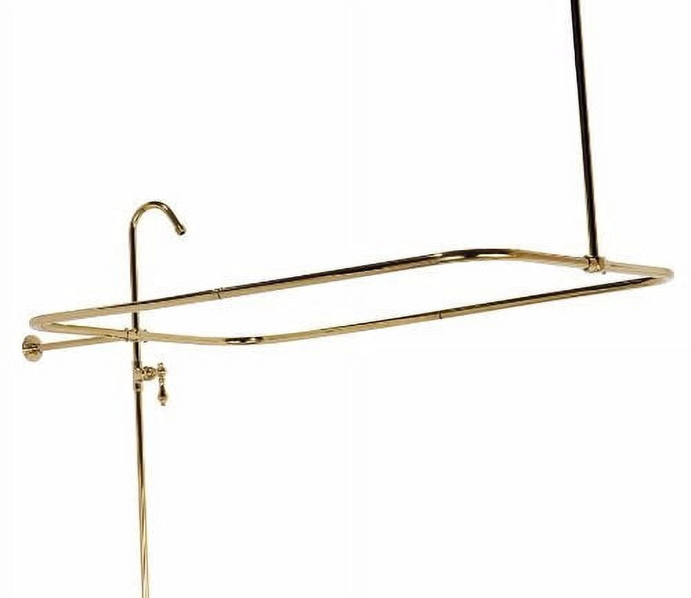 Elizabethan Classics ECSE3-PB 43 in. x 23 in. End Mount Shower Riser ...