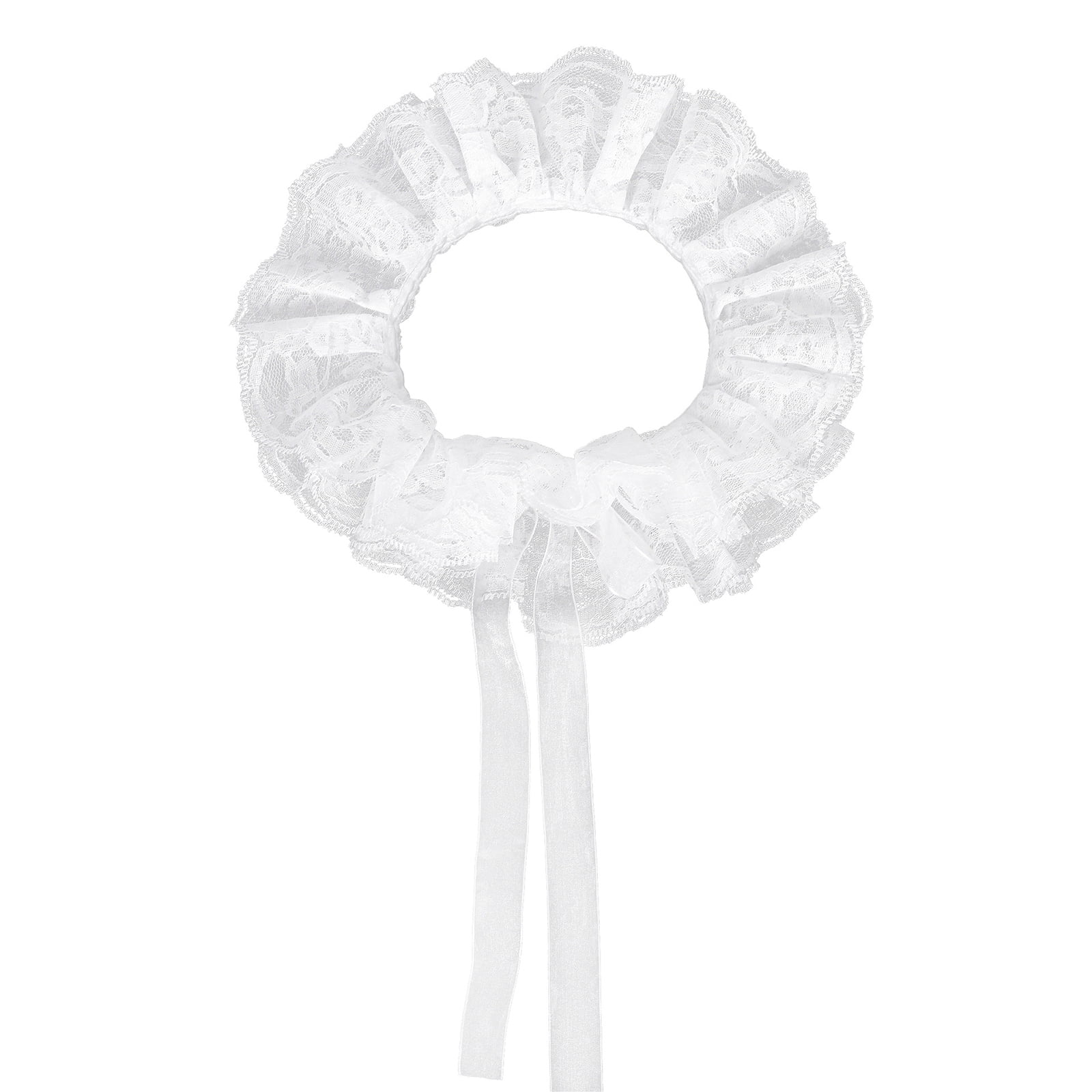 Elizabethan Lace Ruffle Collar Cuff Sleeves for Medieval Costume ...
