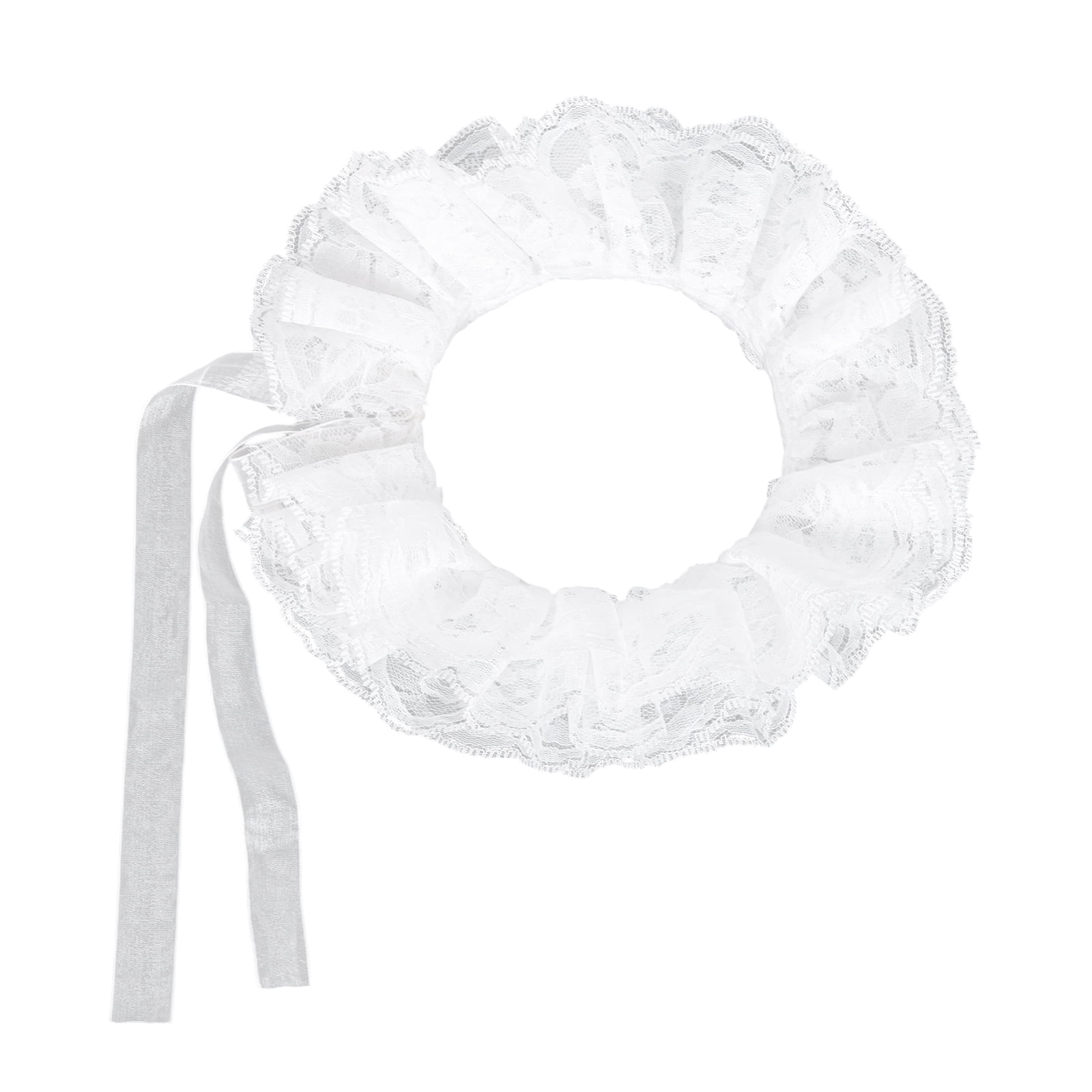 Elizabethan Lace Ruffle Collar Cuff Sleeves for Medieval Costume ...