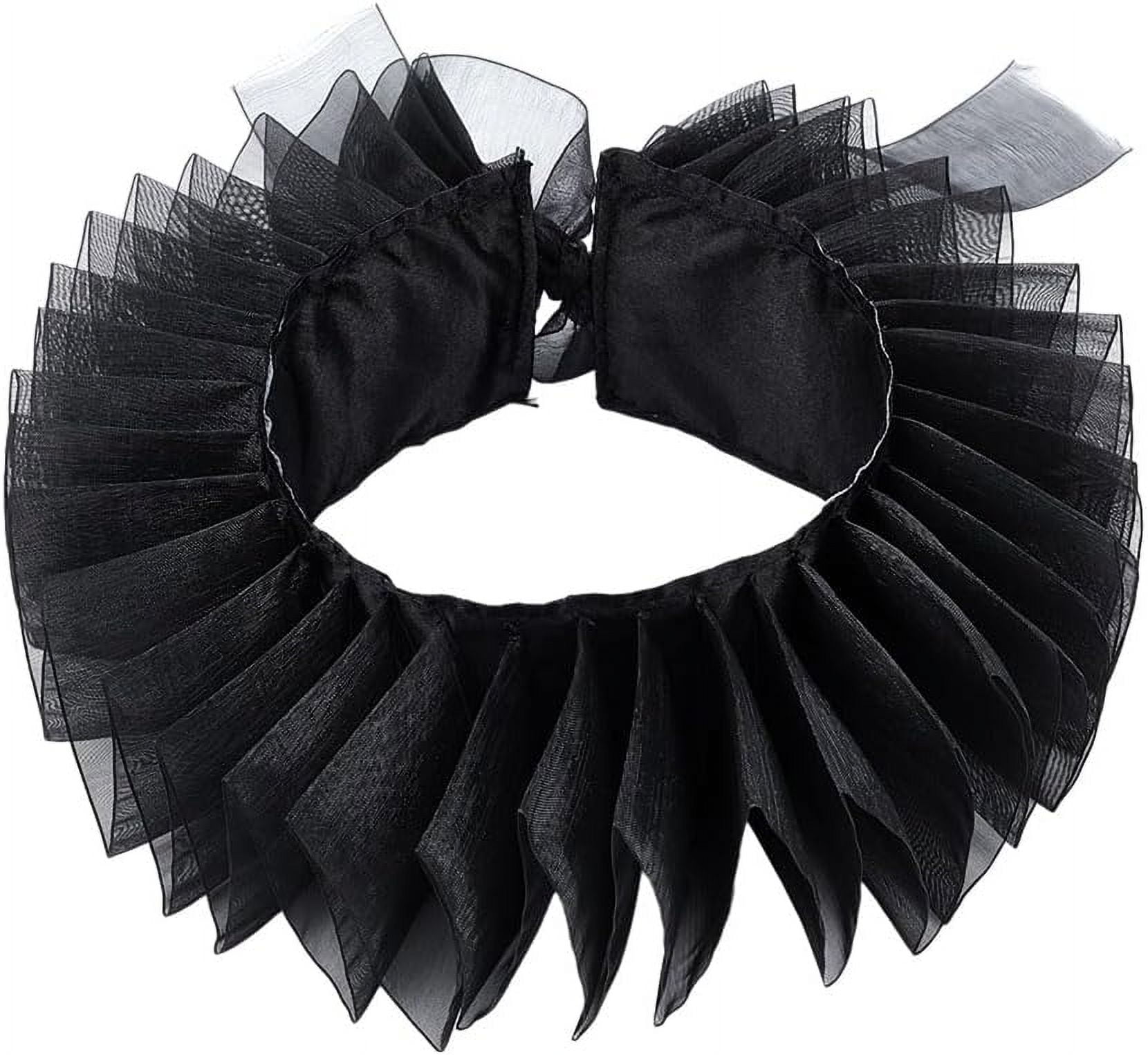 Elizabethan Neck Ruff Clown Neck Ruffle Collar Arm Lace Ruffle Collar ...