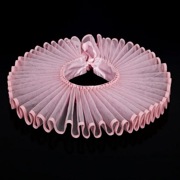 Elizabethan Neck Ruff Detachable Collar Dickens Ruff Neck Clown Collar ...