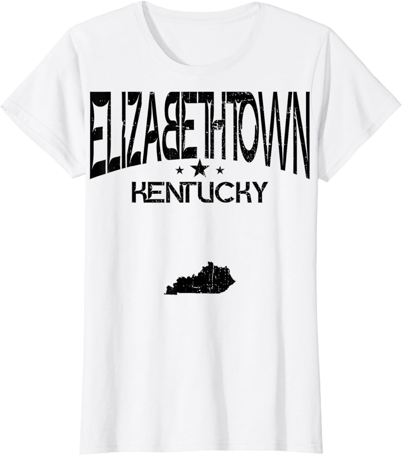 Elizabethtown Kentucky KY Throwback Men Women Souvenir T-Shirt ...