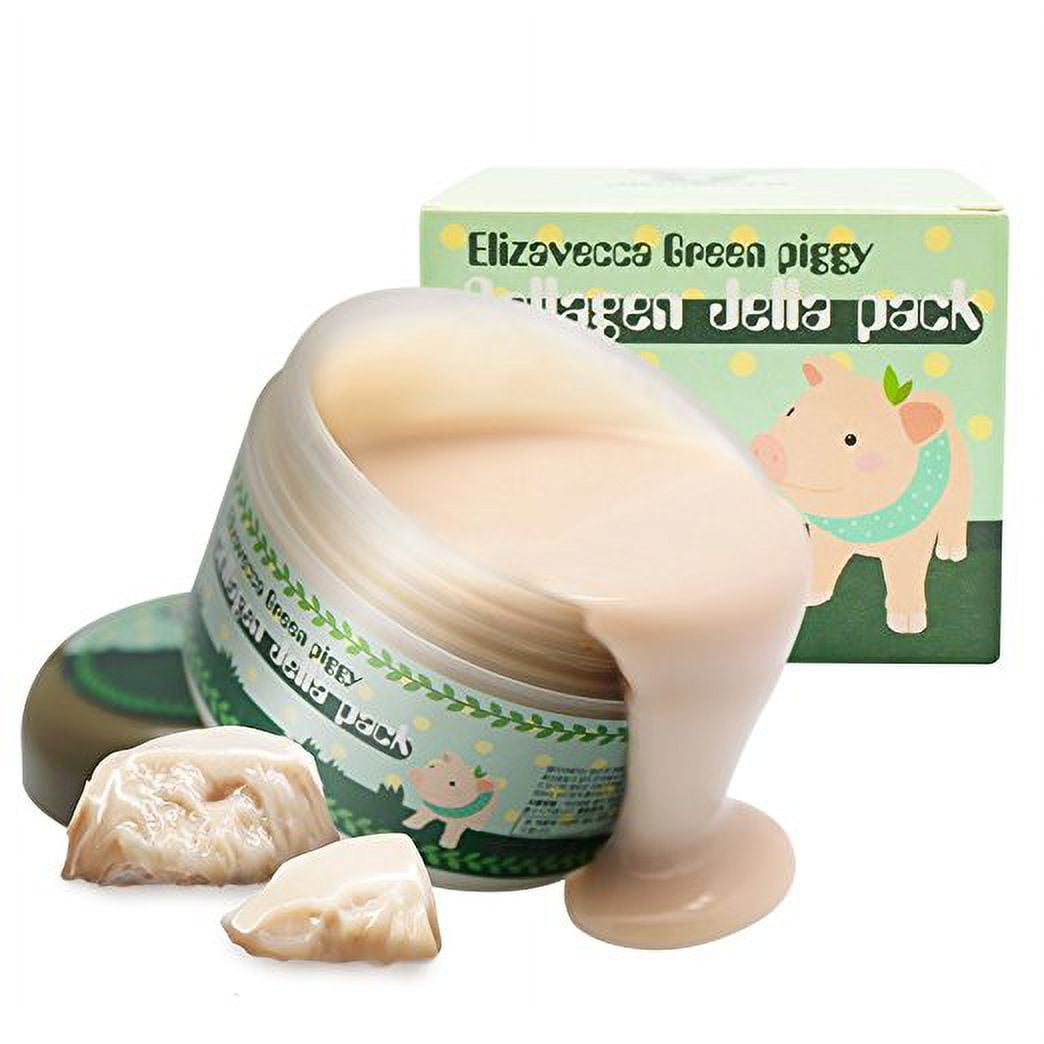 Elizavecca Green Piggy Collagen Jella Pack Pig Mask for Wrinkles ...