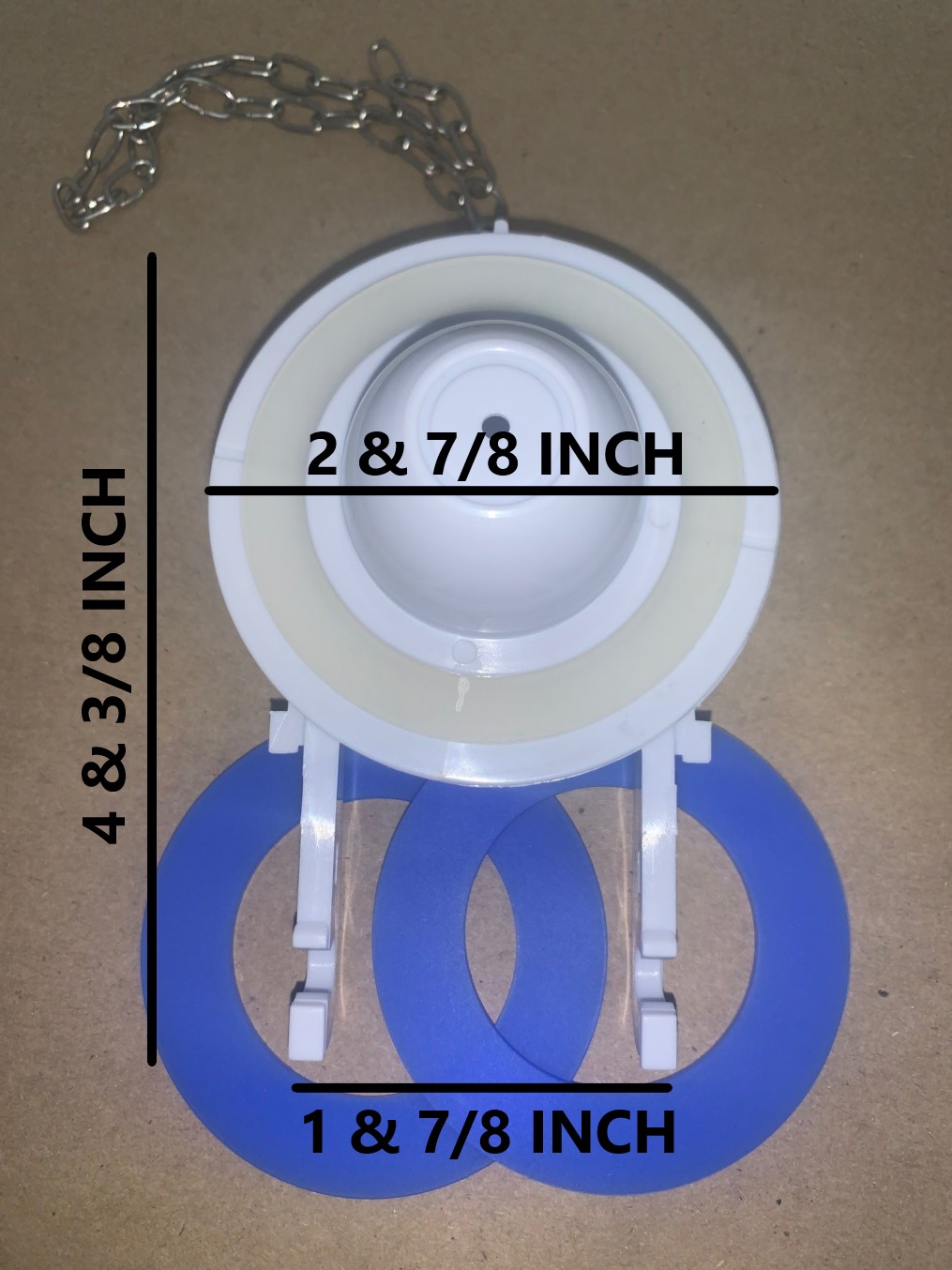 Eljer C04011 ABS 2 inch Toilet Flapper with Two Extra Silicone Seals ...