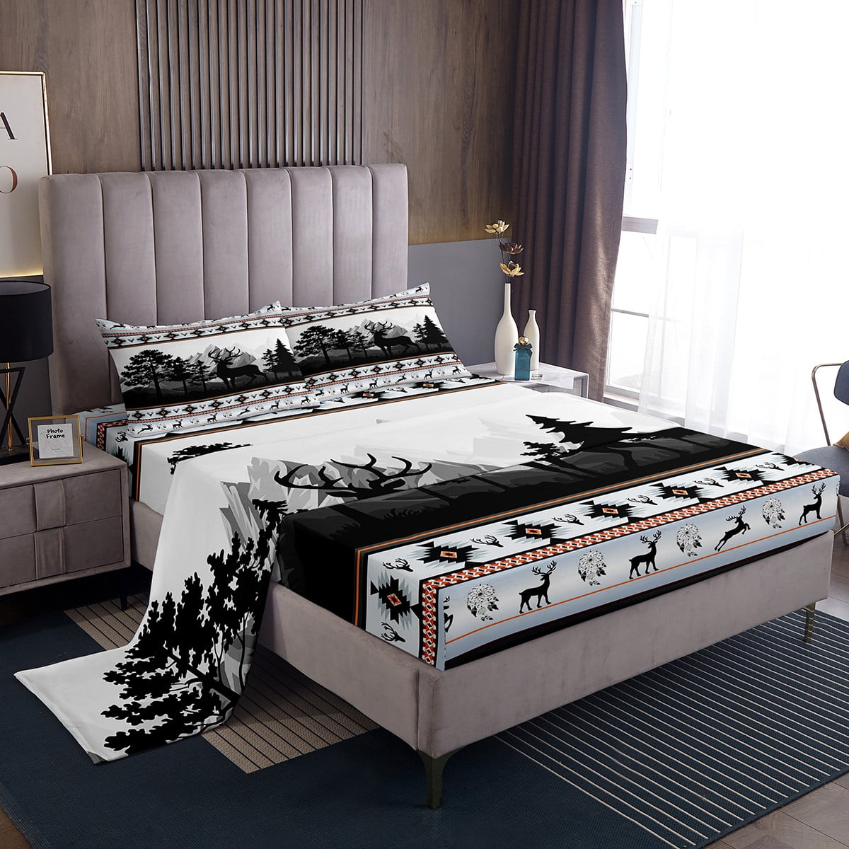 Elk Deer Sheet Set Tribe Arrow Aztec Sheets,African Tribal Dream ...