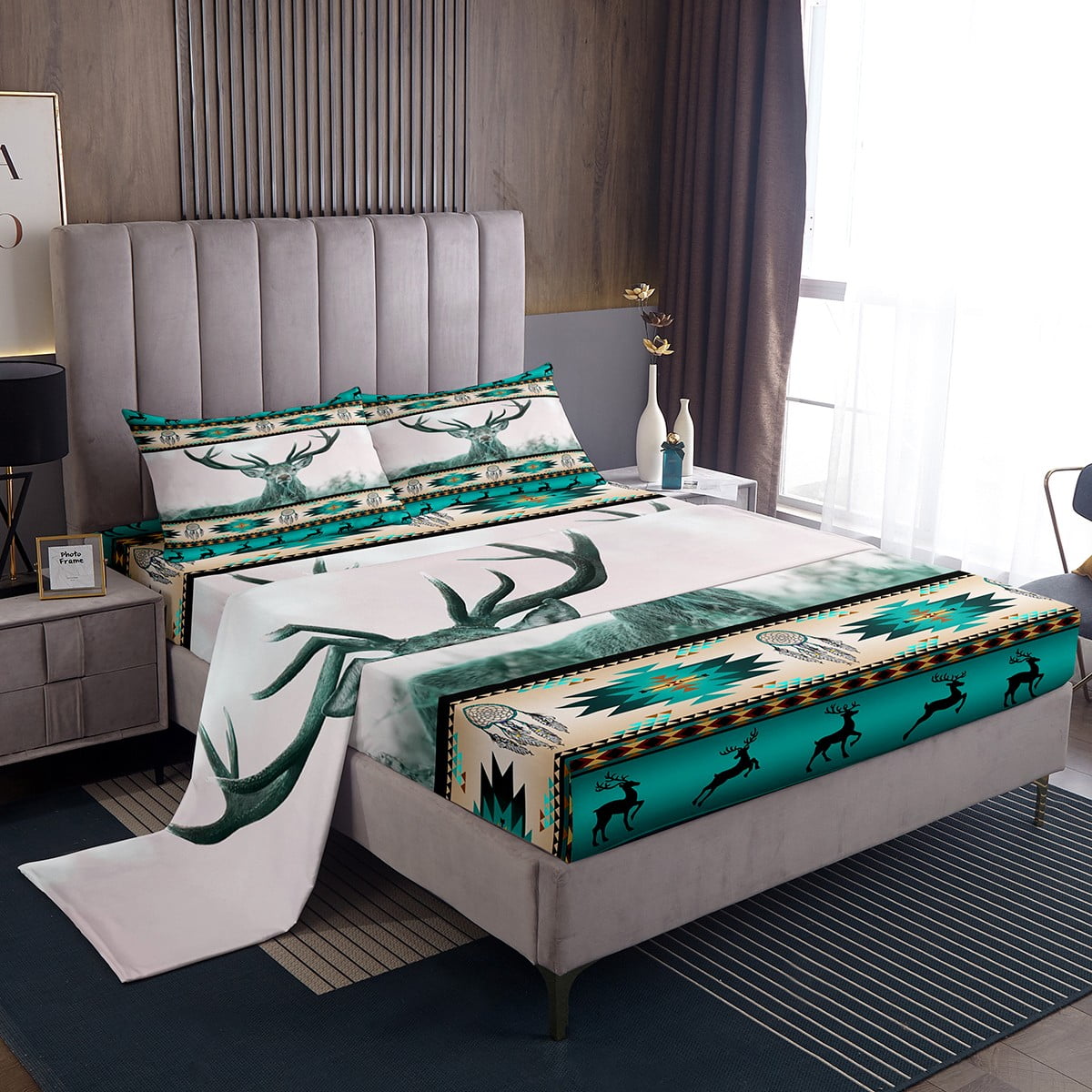 Elk Deer Sheet Set Tribe Arrow Aztec Sheets,African Tribal Dream ...