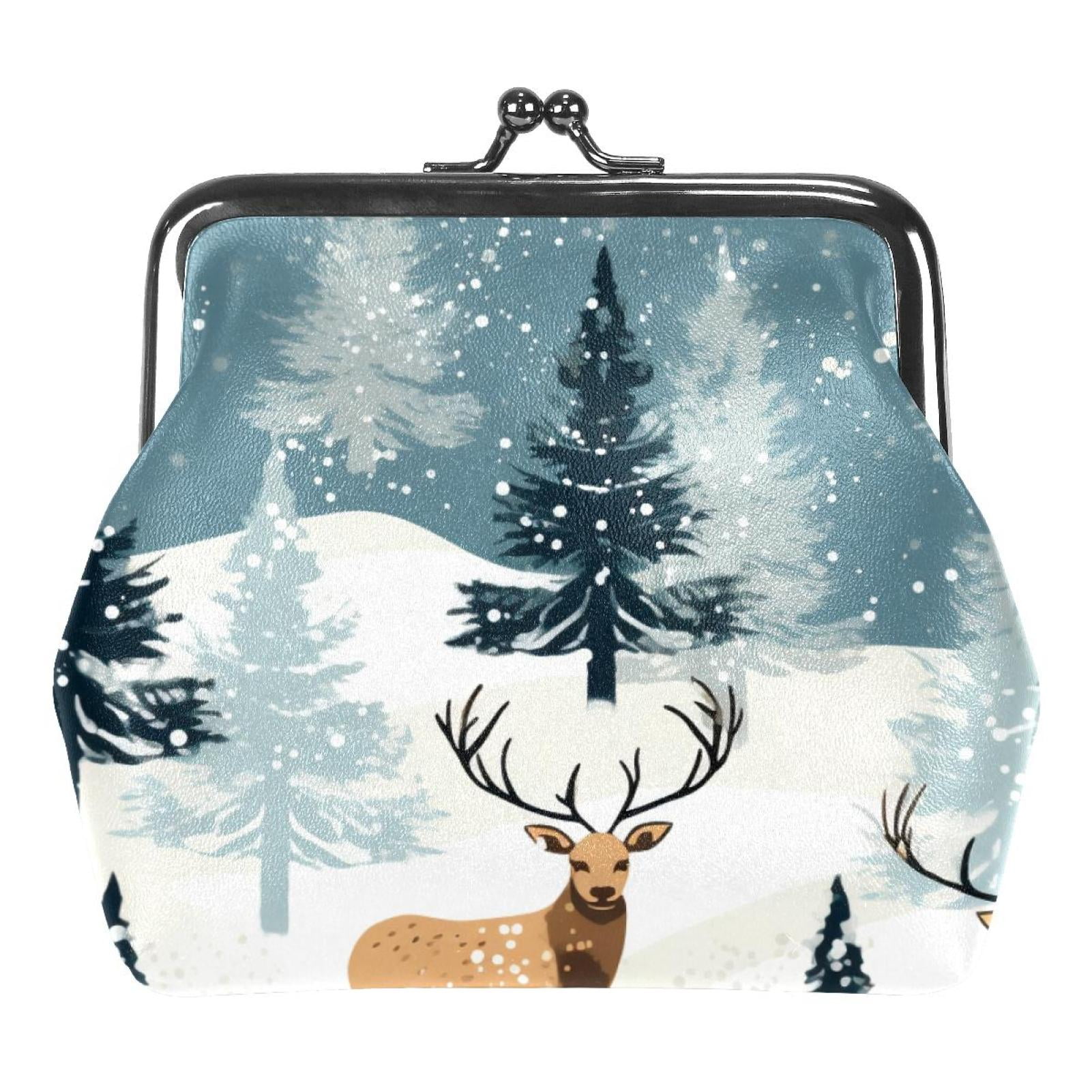 Elk Deer Stylish Men's Wallet with Coin Purse, 0.7 Microfiber Zinc ...