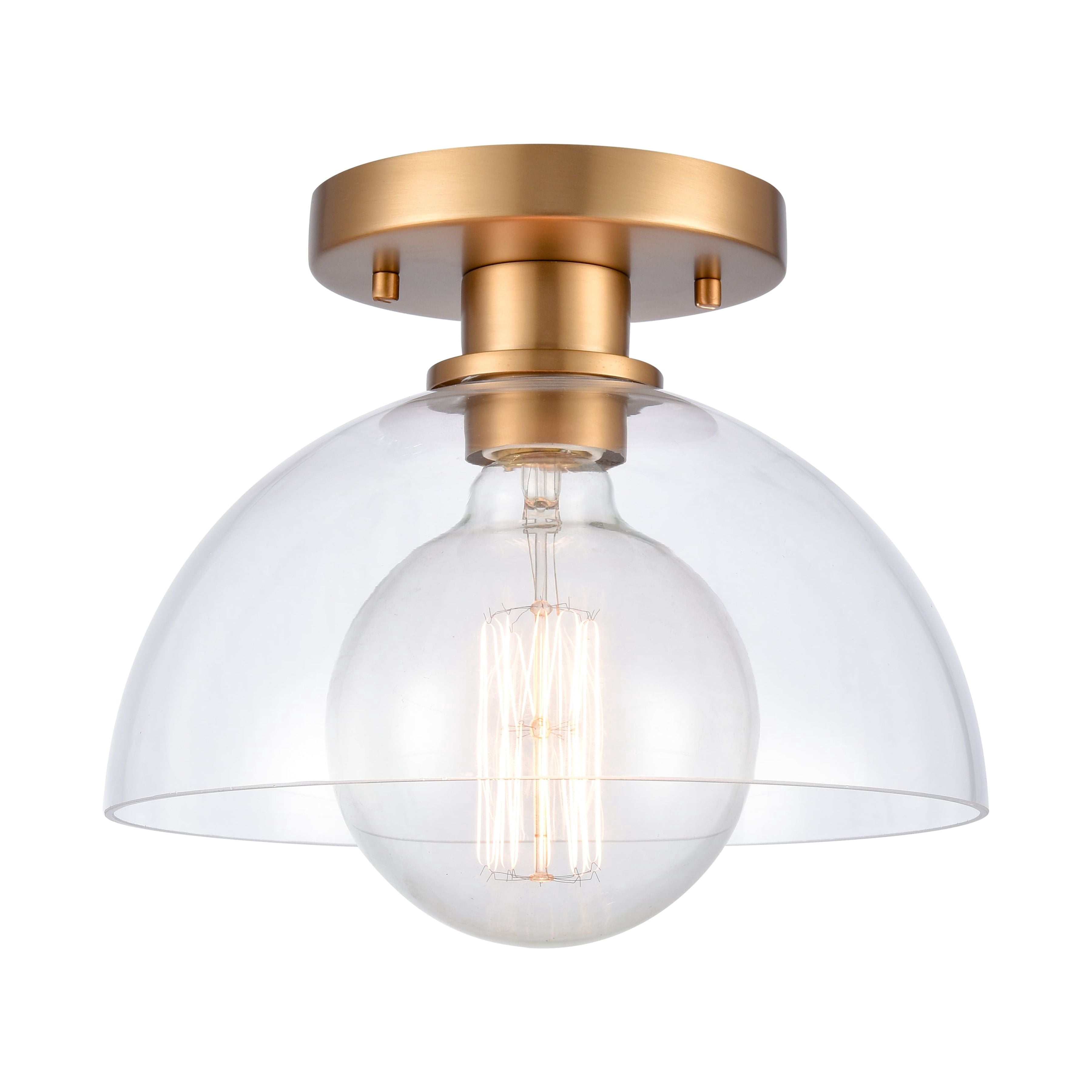 Elk Home Julian 10-Inch Wide Semi Flush Mount Ceiling Light, Modern ...