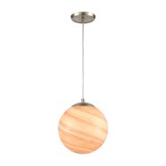 Elk Home 16-Inch Wide Chelsea Pendant, Modern/Contemporary, Black ...
