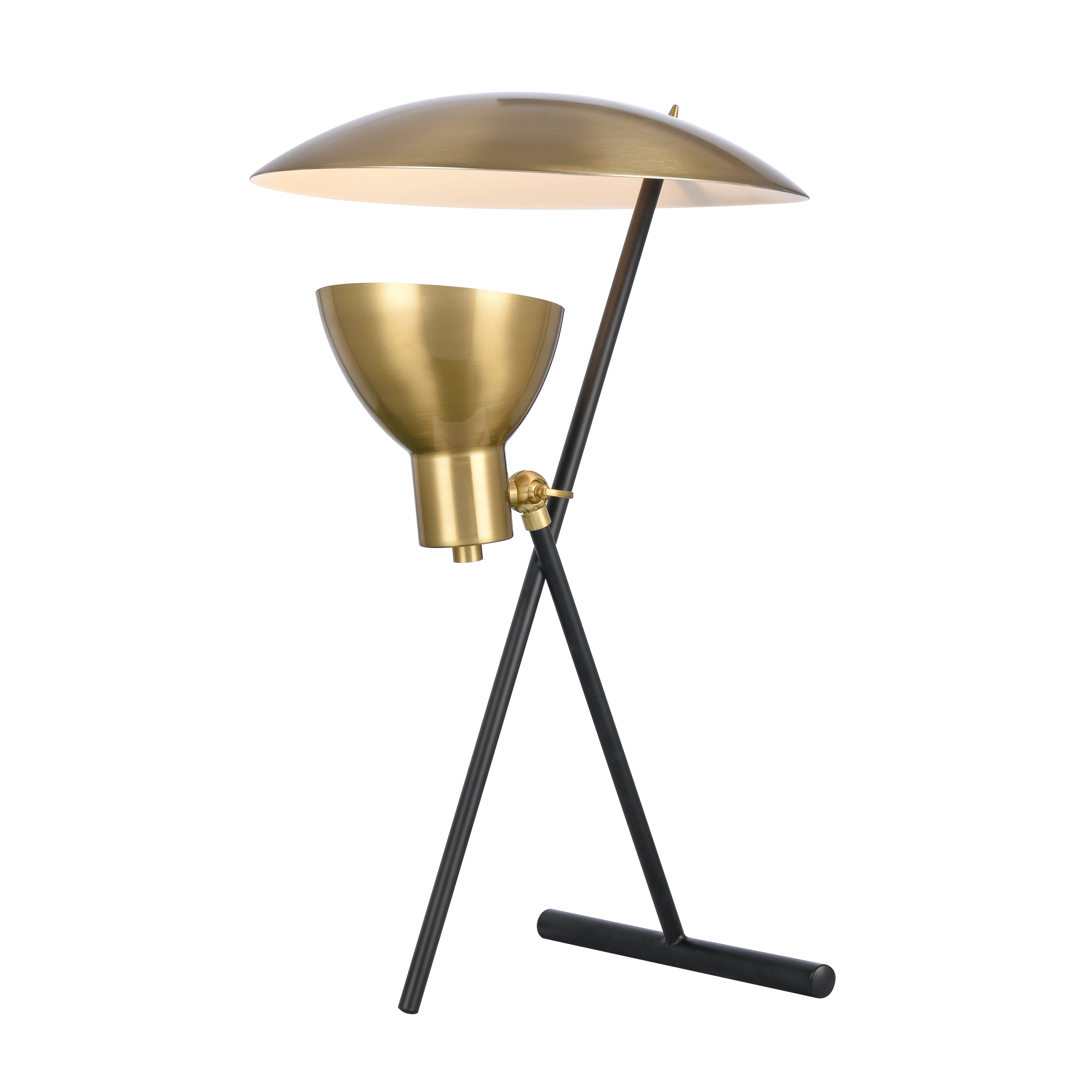 Elk Home 12-Inch Wide Wyman Square Table Lamp, Modern, Satin Gold ...