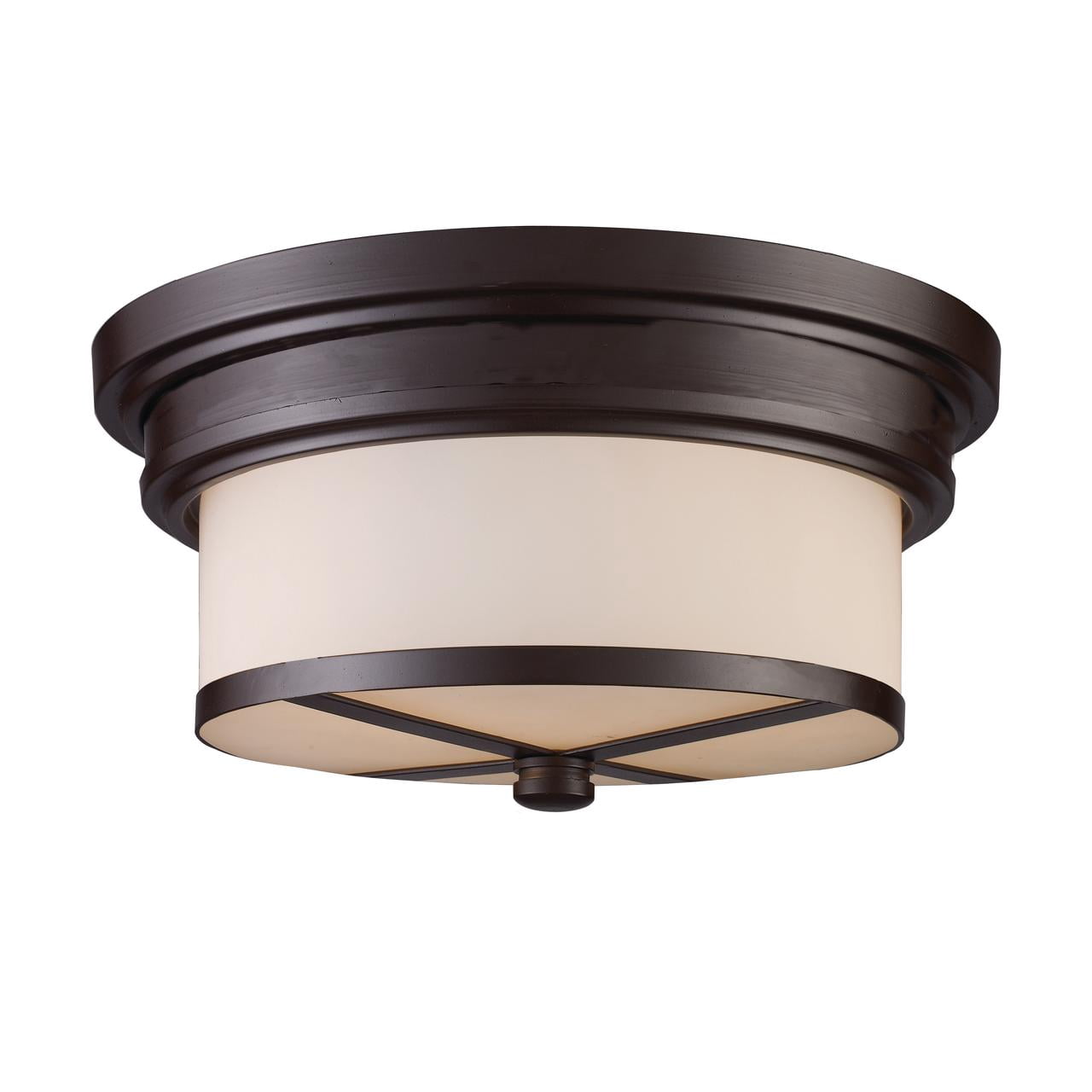 Elk Home 13-Inch Wide Flushmounts Flush Mount Modern-Oiled Bronze ...