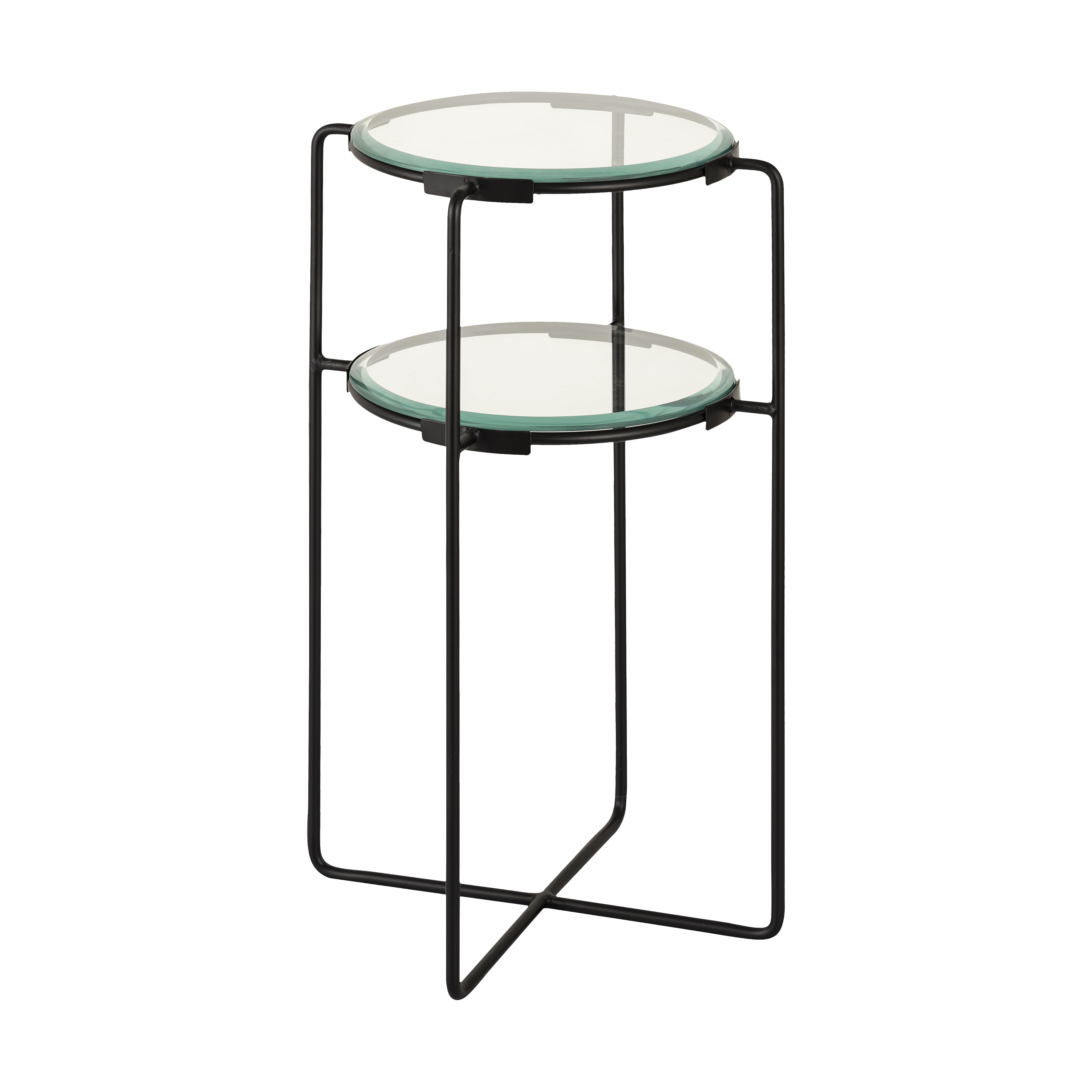 Elk Home 14-Inch Wide Oscar Accent Table, Transitional, Black - Walmart.com