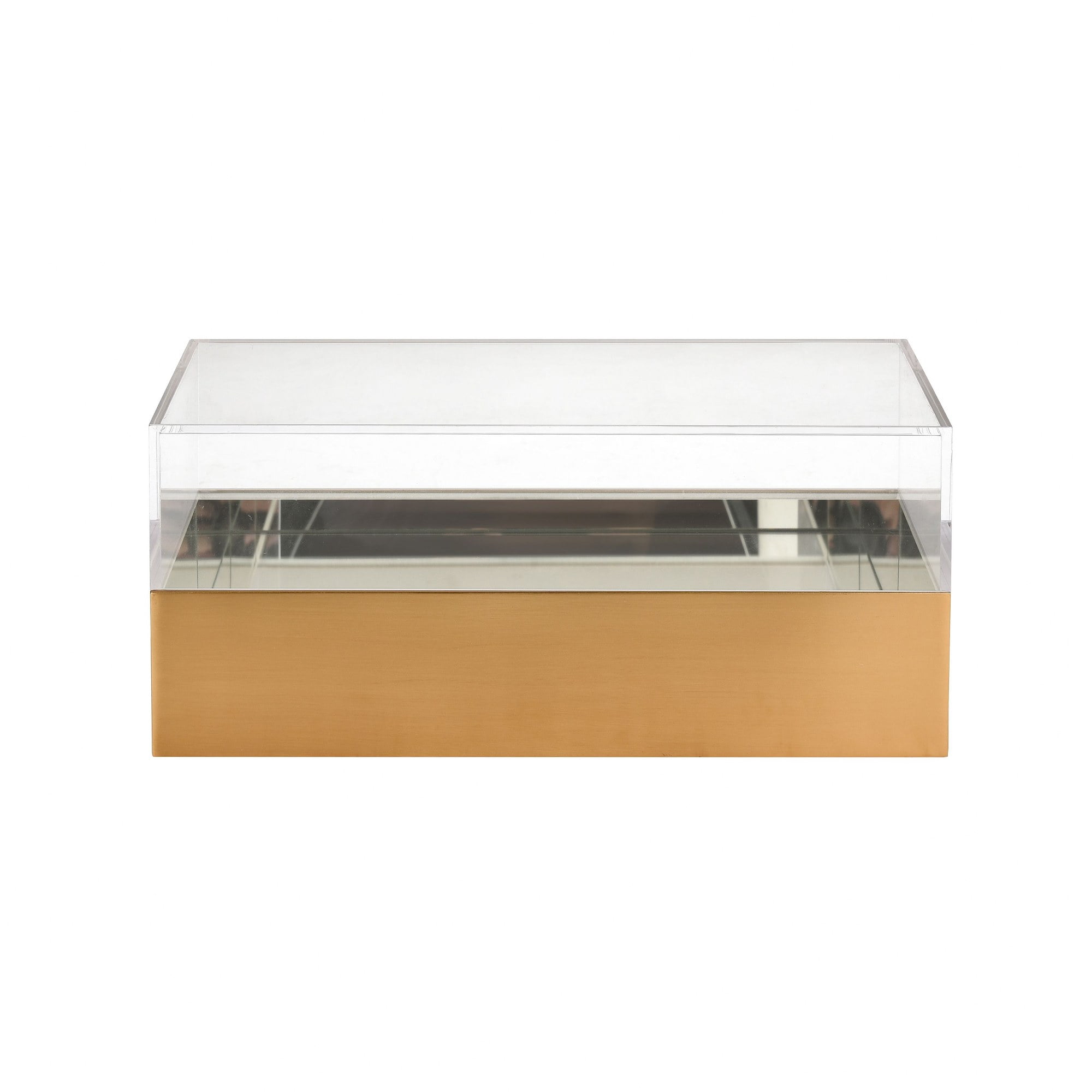 Elk Home 14-Inch Wide Split Box - Bin - Basket, Contemporary, Brass ...