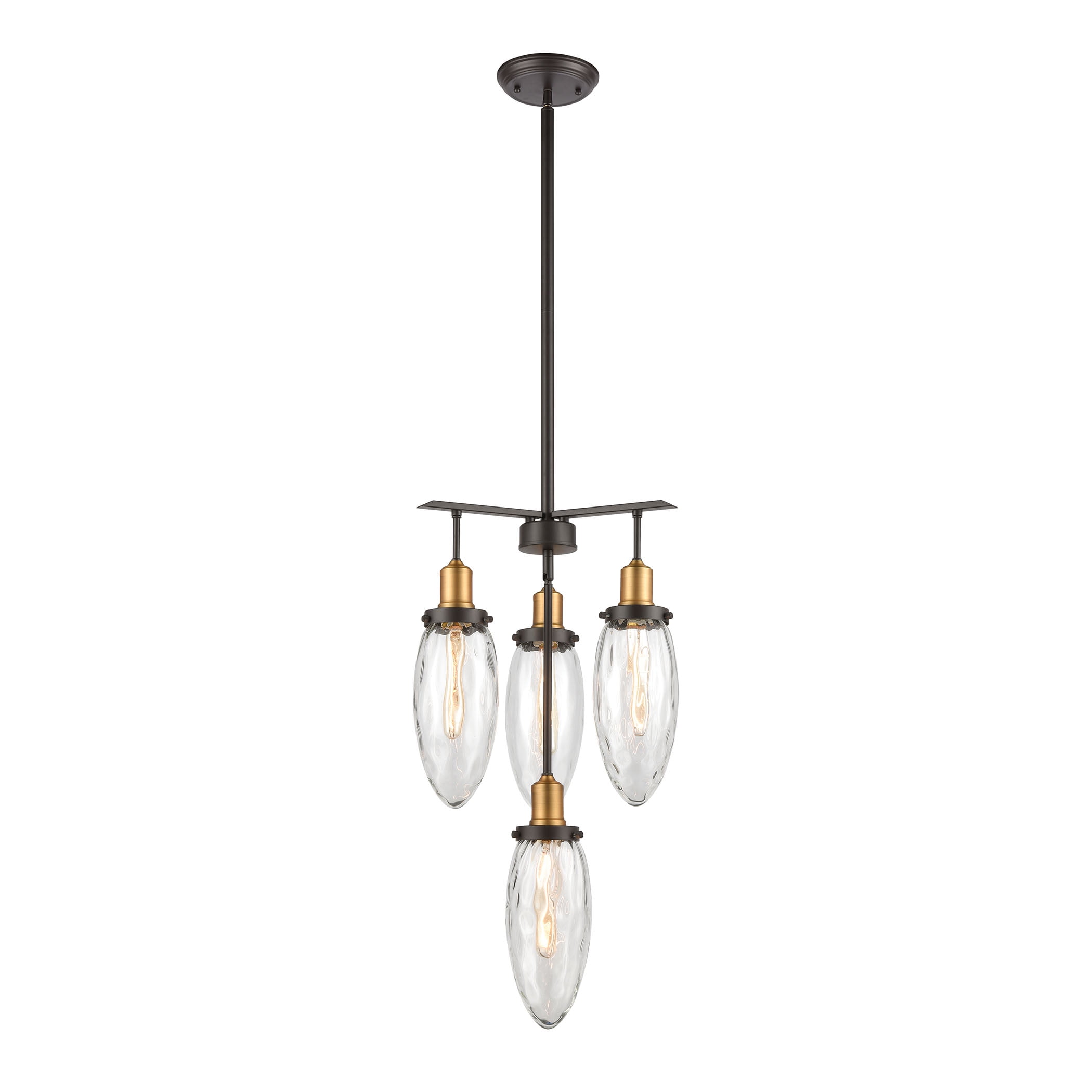 Elk Home 16-Inch Wide Shinzu Chandelier, Traditional, Oiled Bronze ...