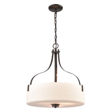 Elk Home 16-Inch Wide Chelsea Pendant, Modern/Contemporary, Black ...