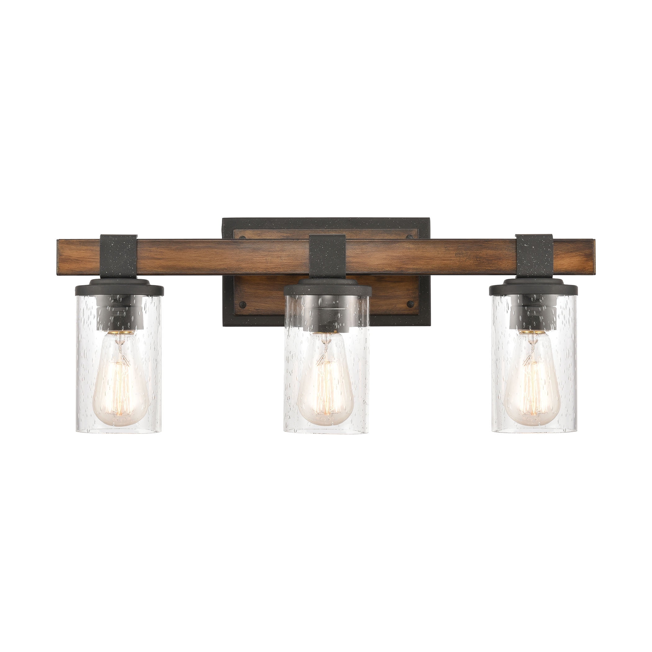 Elk Home 22-Inch Wide Annenberg Vanity Light, Distressed Black ...