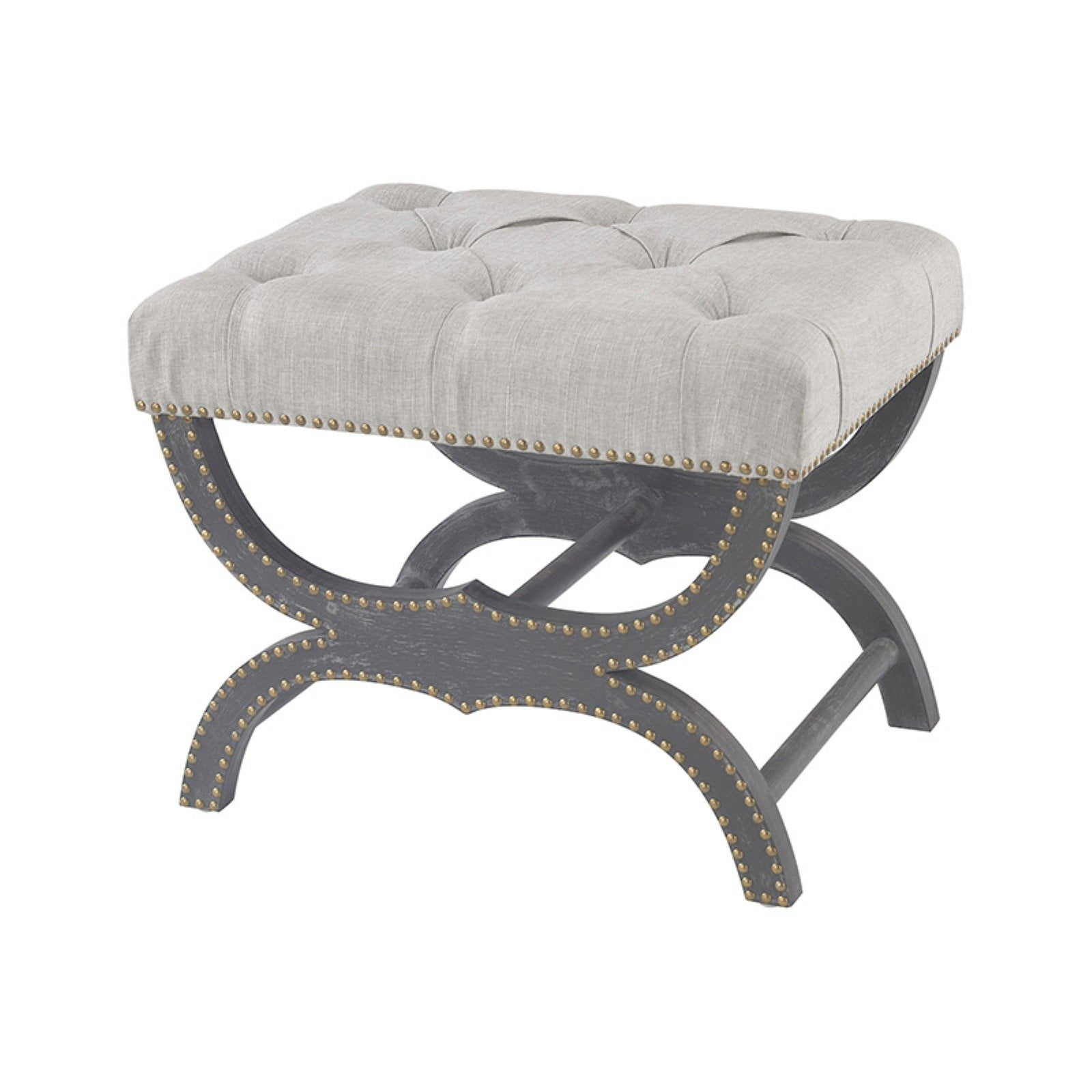 Elk Home 24-Inch Wide Arnaz Bench - Ottoman, Traditional, Gray ...