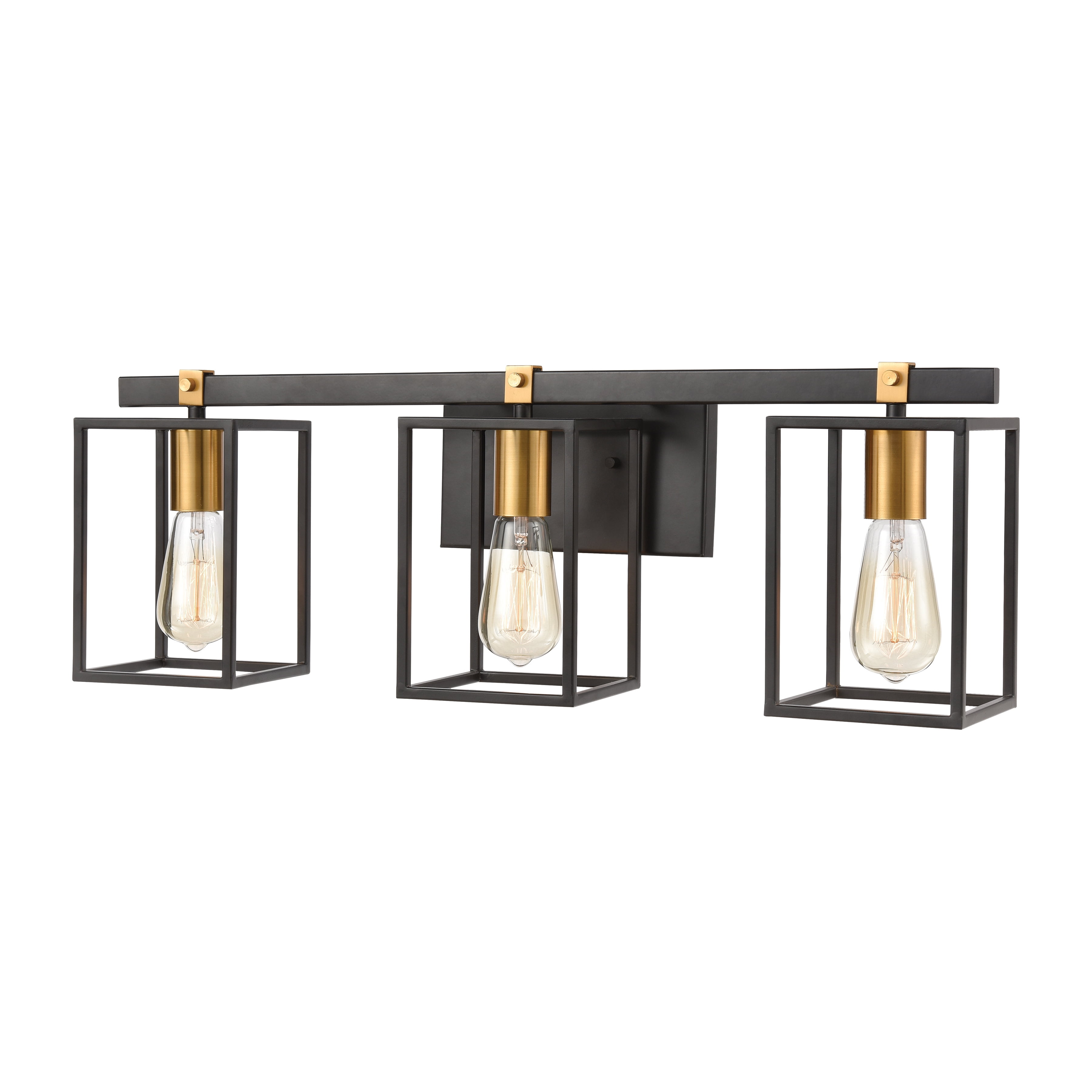 Elk Home 26-Inch Wide Cloe Vanity Light, Contemporary, Matte Black ...