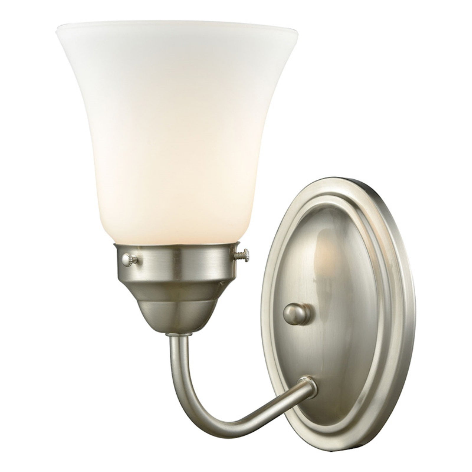 Elk Home 5-Inch Wide Califon Vanity Light, Traditional, Brushed Nickel ...