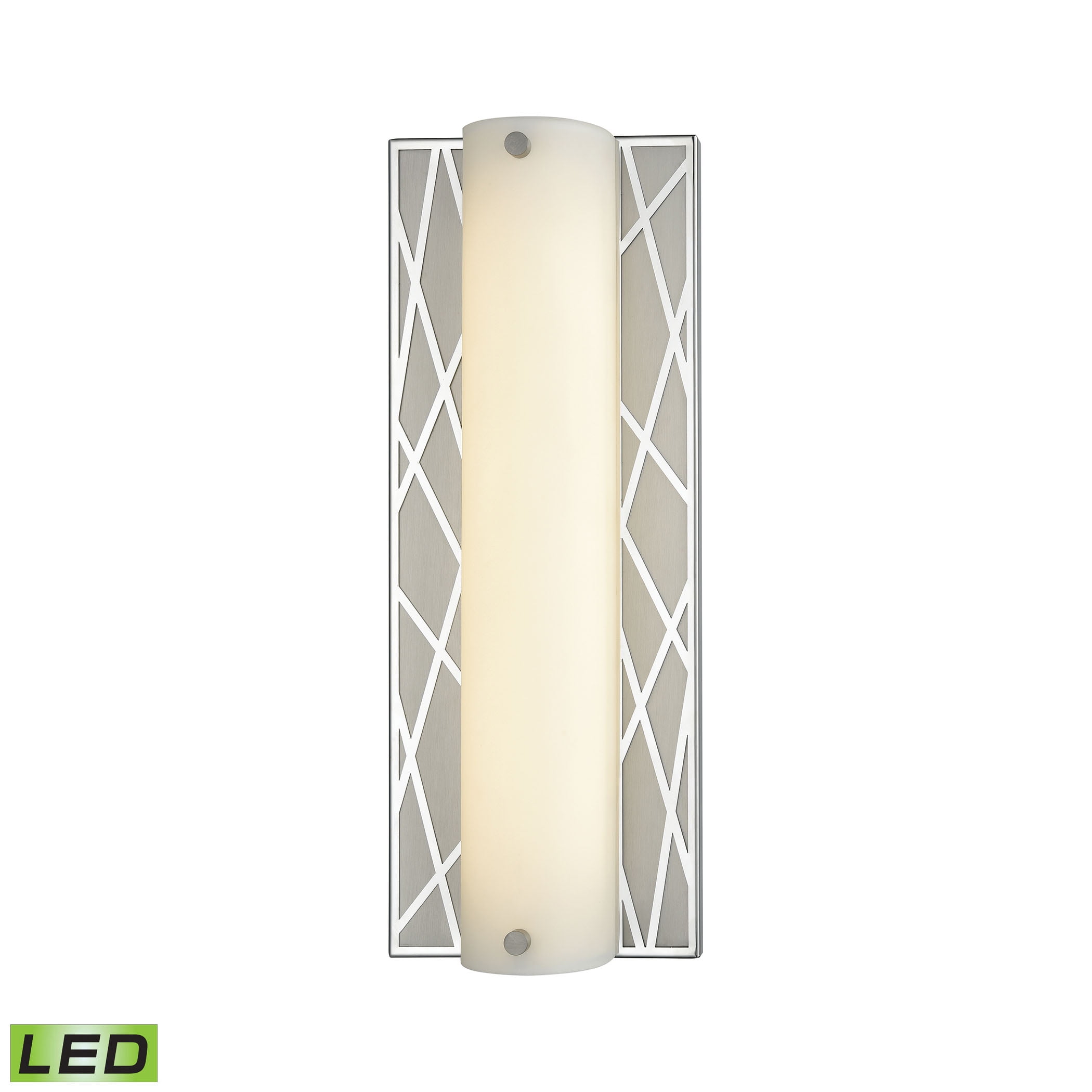 Elk Home 5-Inch Wide Captiva Vanity Light, Modern/Modern, Silver ...