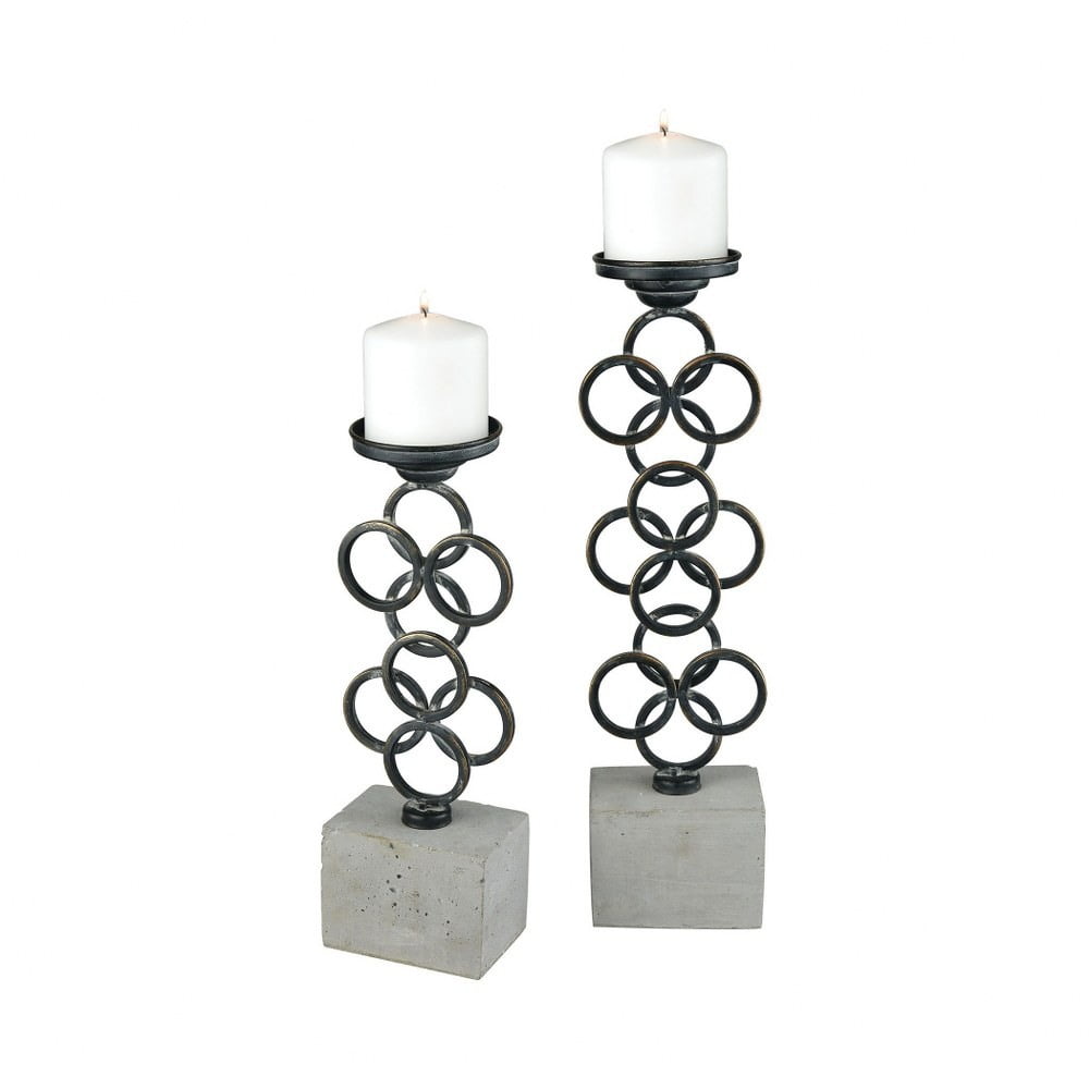 Elk-Home-571183-Indigo - 18 Pillar Holders (Set of 2) - Walmart.com