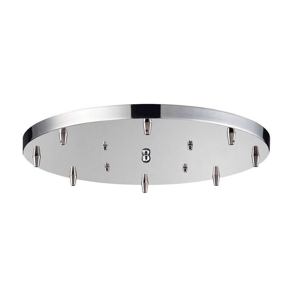 ELK Lighting Illuminare Accessories 8 Light Round Pan In Polished ...