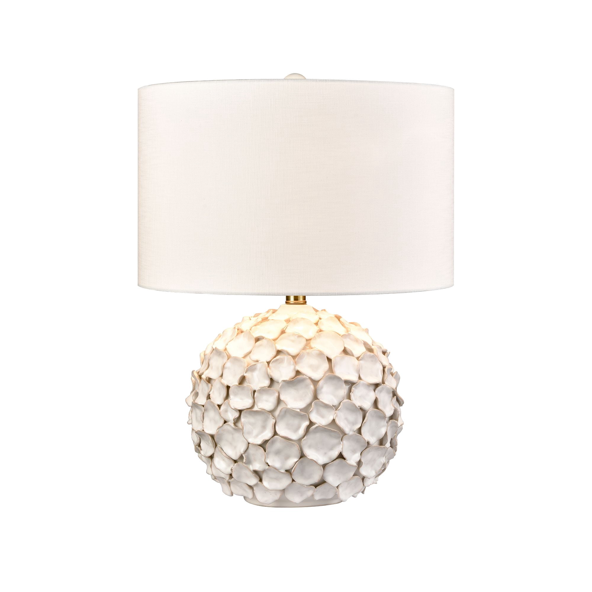 Elk Home Gloria White Glazed 1-Light LED Table Lamp - Walmart.com
