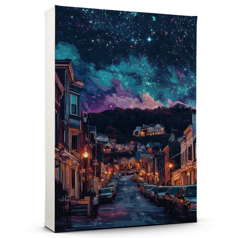 Elk Lake Travel Canvas Prints, Ontario Starry Night Travel decor, Elk ...