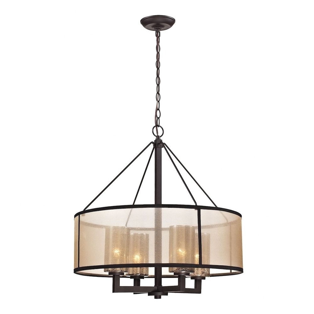 Elk Home Diffusion 4-Light Oil Rubbed Bronze Chandelier - Walmart.com