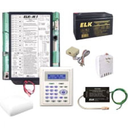 Elk M1 Gold Controller Kit for Structured Wiring Panel & M1KP2 Keypad ...