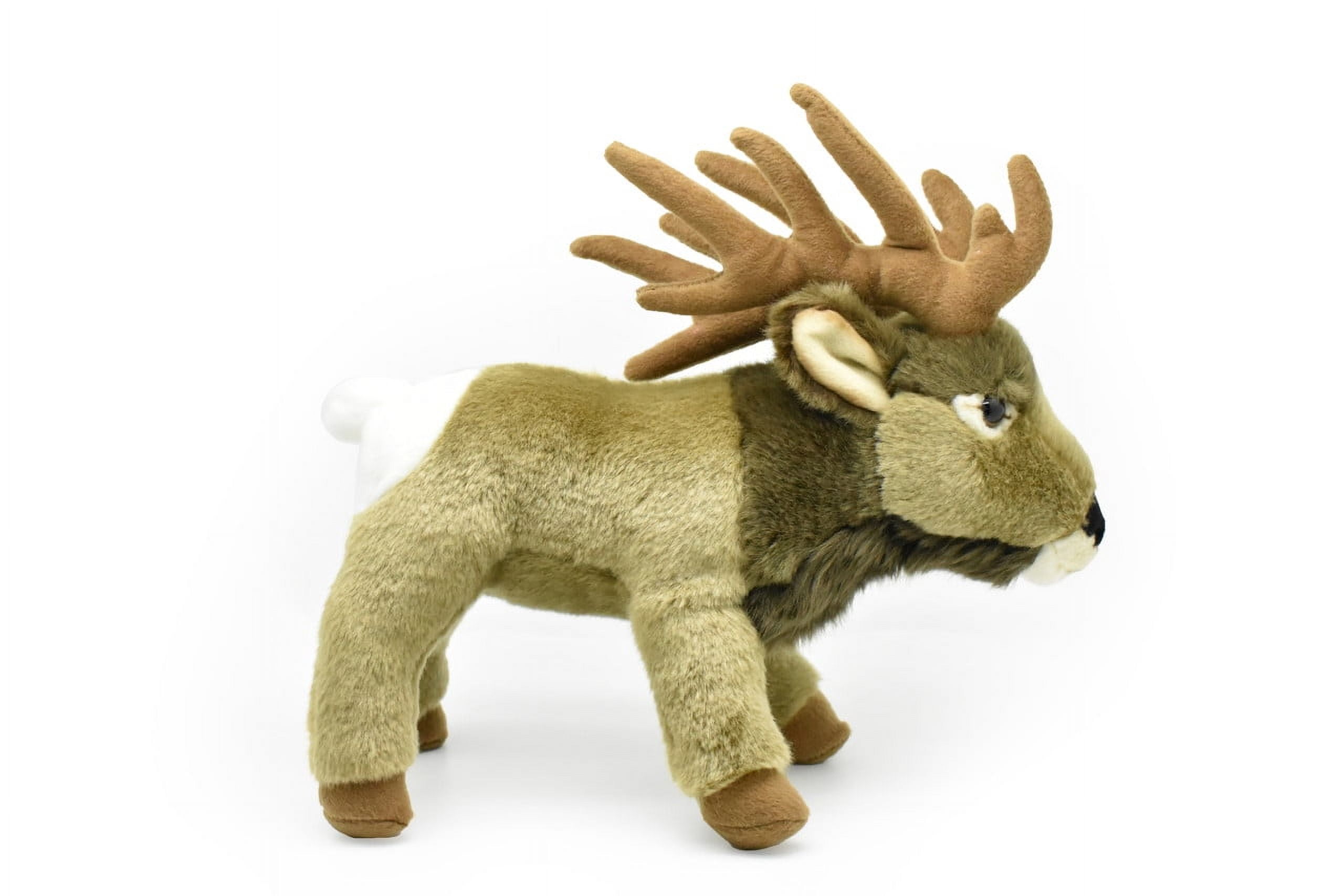 Elk Plush Toy, Realistic Stuffed Animal, Wapiti, Lifelike, Stuffed Elk, Soft, Toy, Educational ...