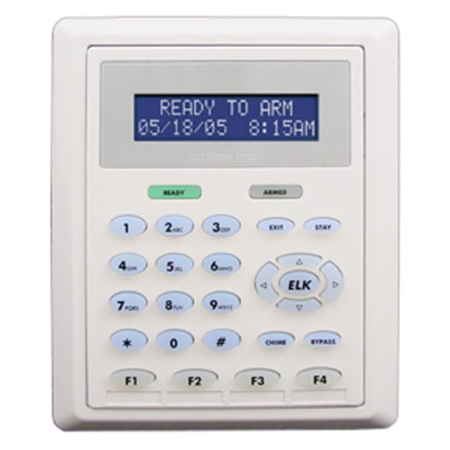 Elk Products LCD Keypad Four Programmable Function Keys - Walmart.com