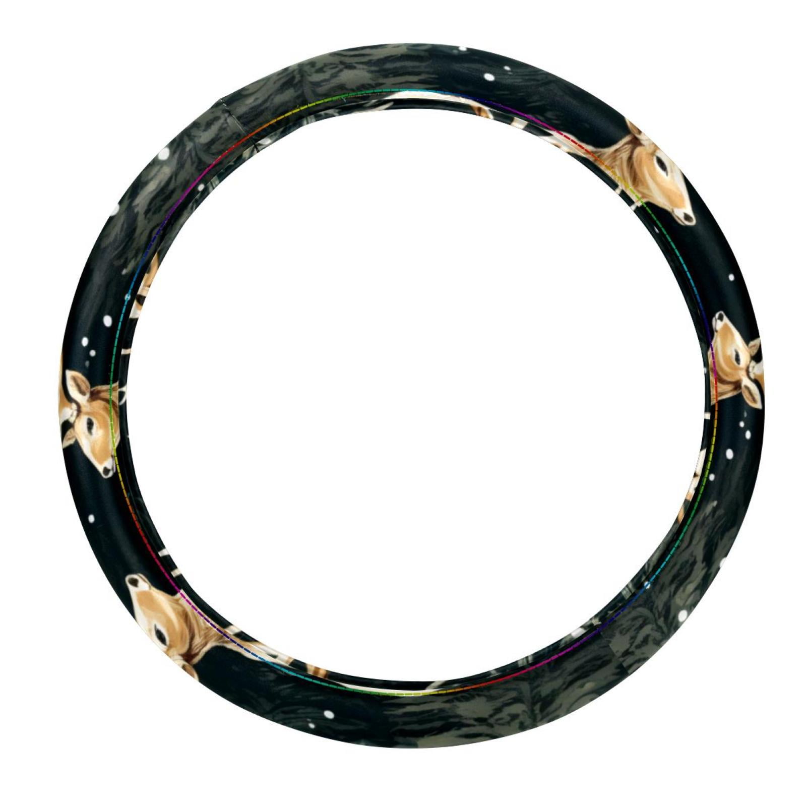 Elk Revival 14.5 Inch Printing PVC Leather Auto Accessories Car Wheel ...