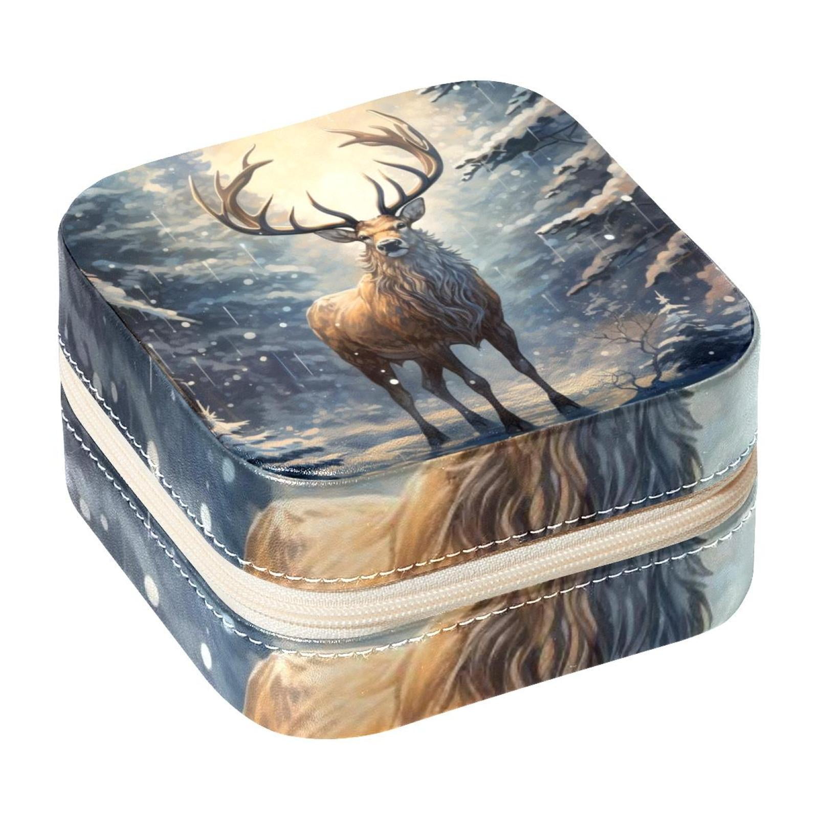 Elk Revival Travel Portable Jewelry Organizer: Square Jewelry Box ...