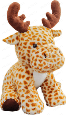Elk and Spotted Deer Plush Toy - Soft and Cuddly Elk Toy for All Kids ...