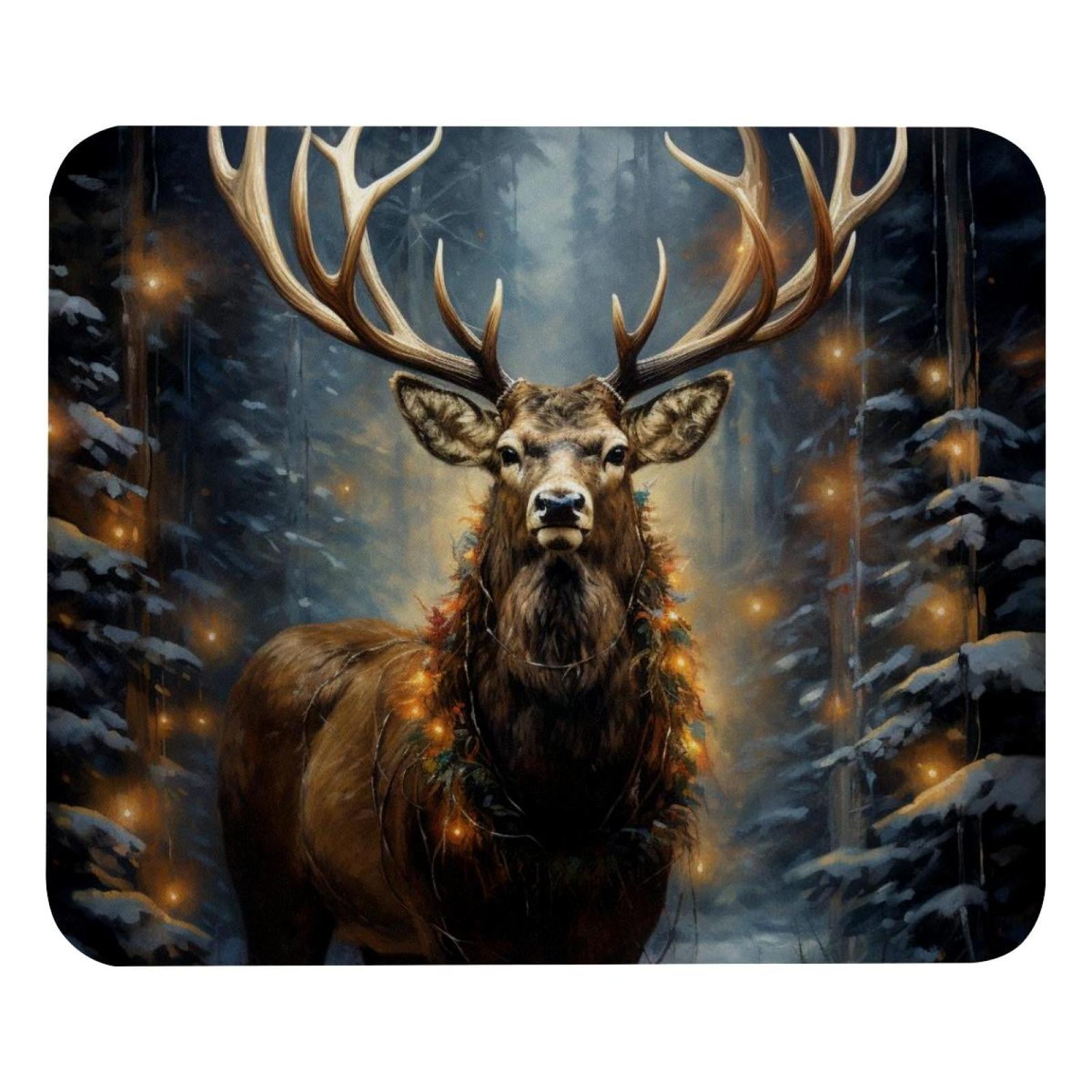 Elk Square Gaming Mousepad Desk Mat Non-Slip Rubber Bottom Printed 8 ...