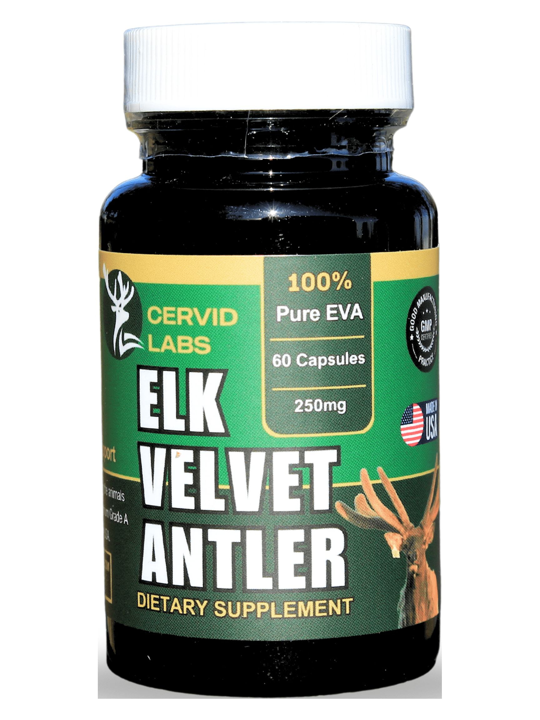 Elk Velvet Antler Dietary Supplement (60 Count) - Walmart.com