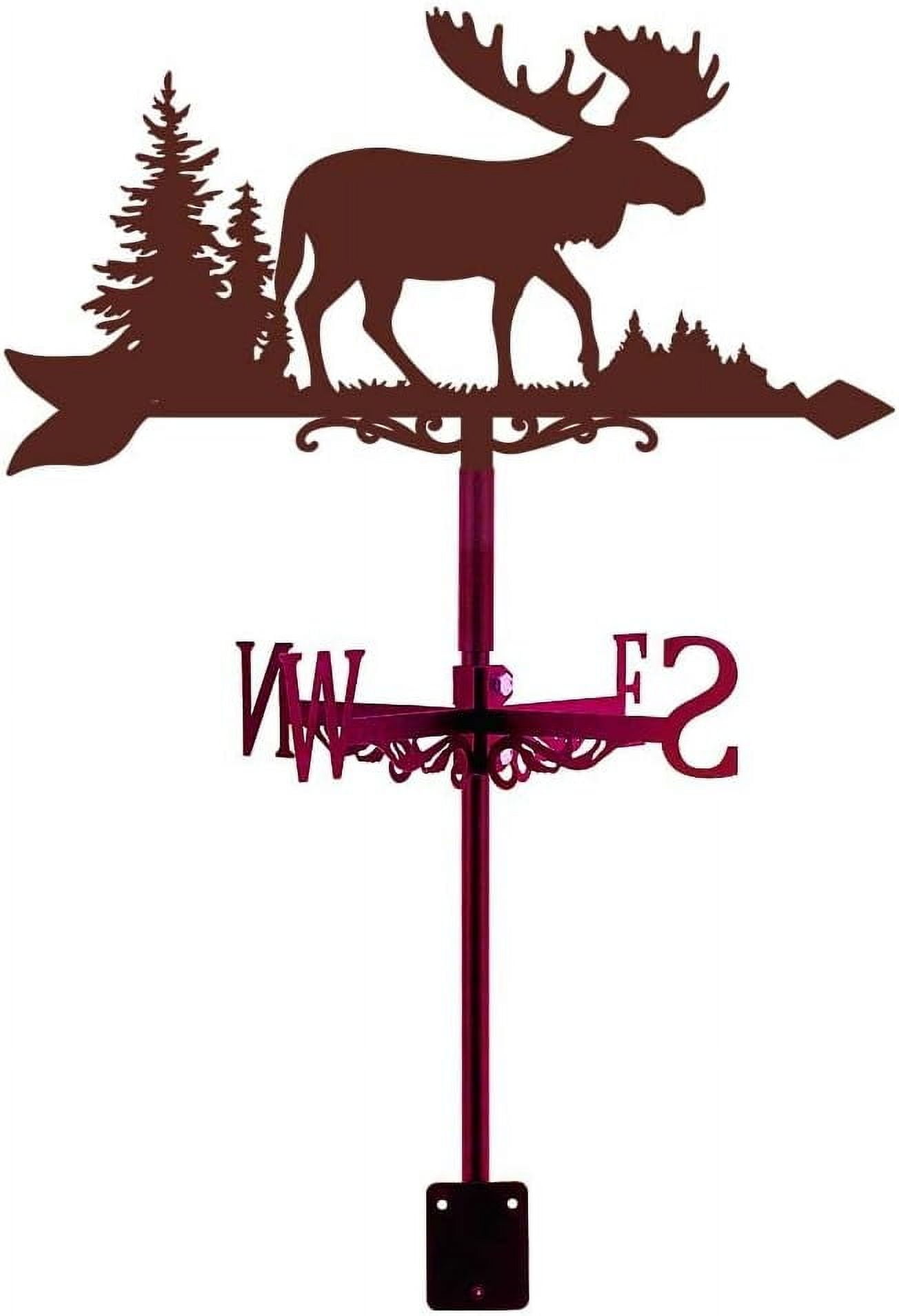 Elk Weather Vane for Roof Mount Vintage Metal Weathervane Wind ...